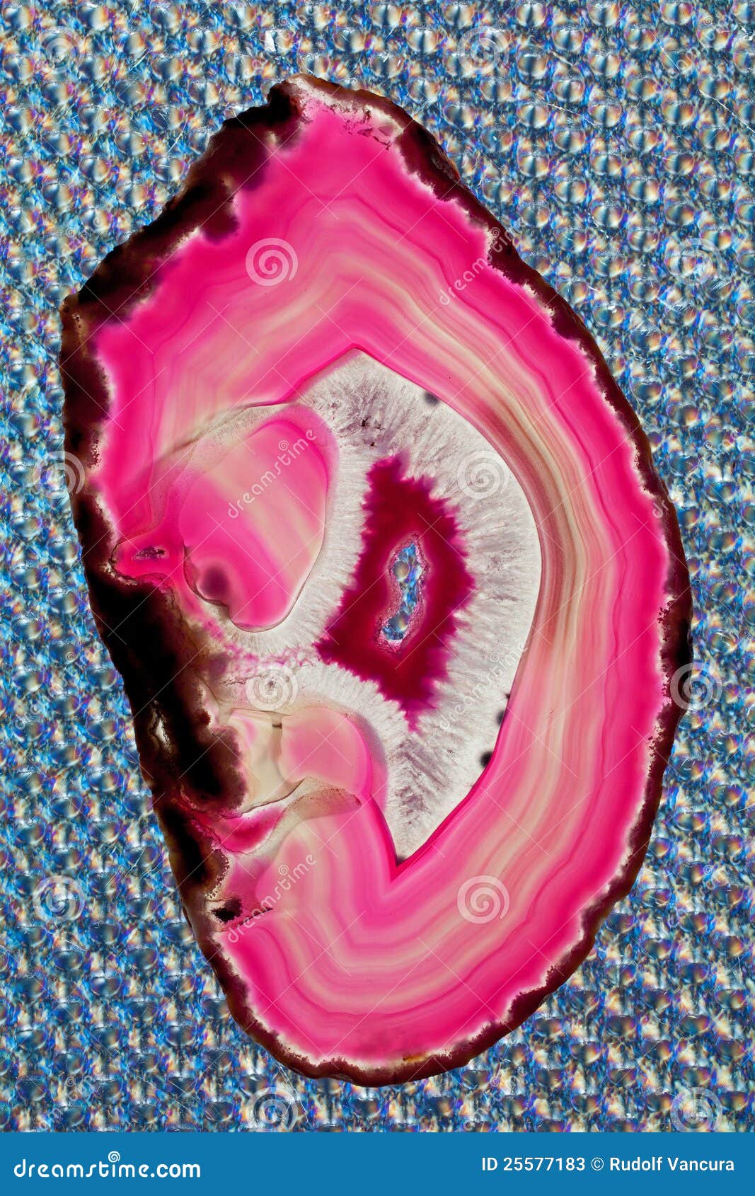 Colorful slice of agate stock image. Image of decorative - 25577183