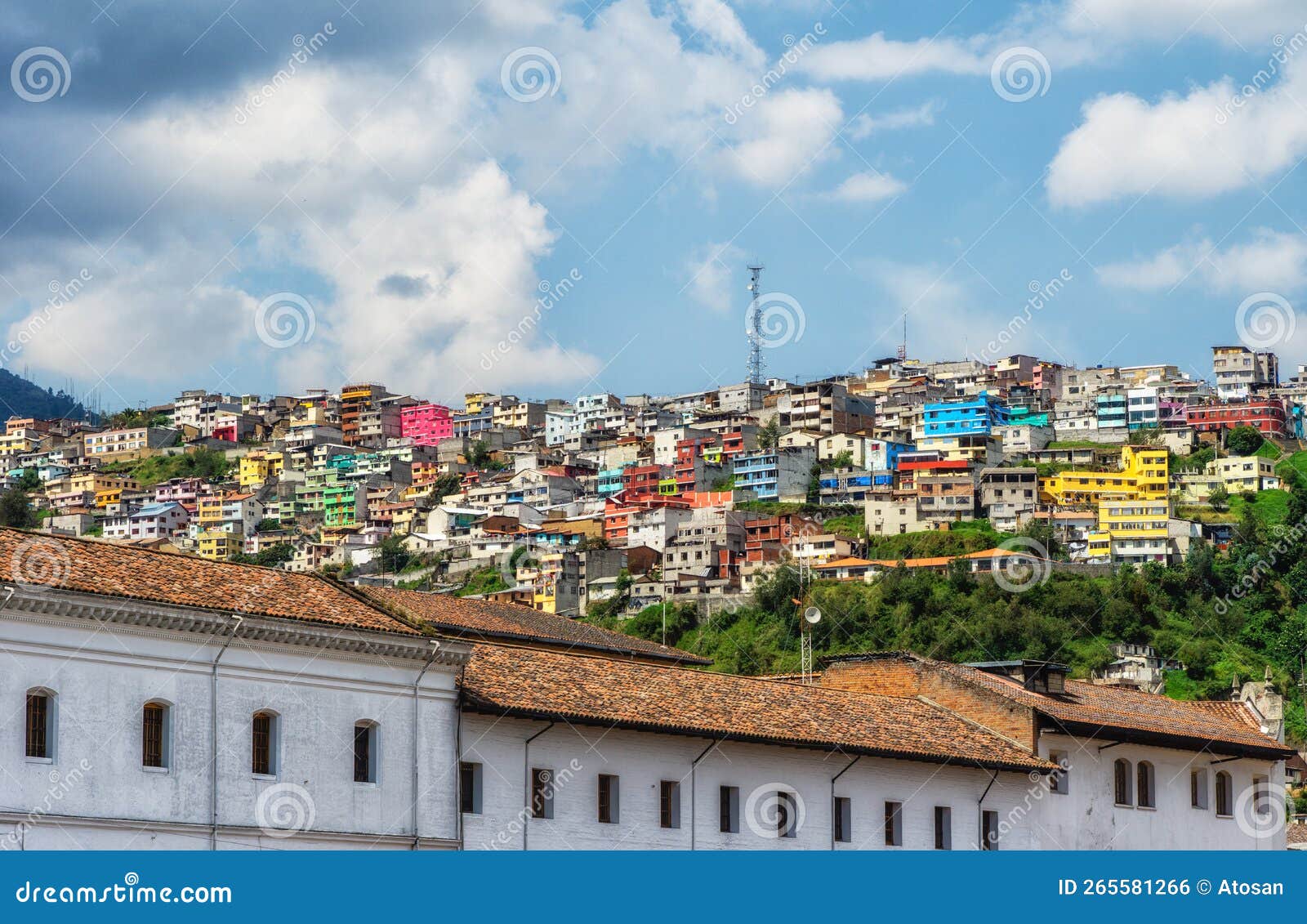 Colorful Slums in the Old Town Stock Photo - Image of poor, houses ...