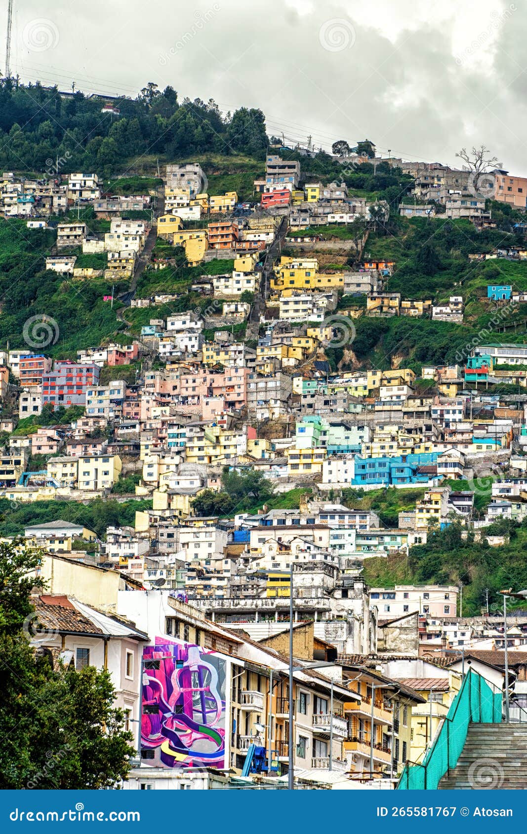 Colorful Slums in the Old Town Editorial Photography - Image of messy ...
