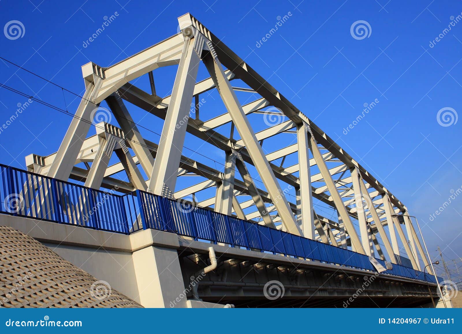 Colorful small bridge stock image. Image of railway, beautiful - 14204967