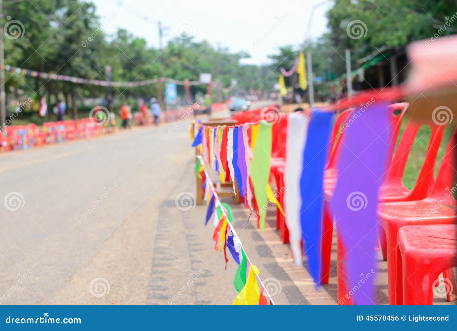 Colorful small flags stock photo. Image of outdoors, sports - 45570456