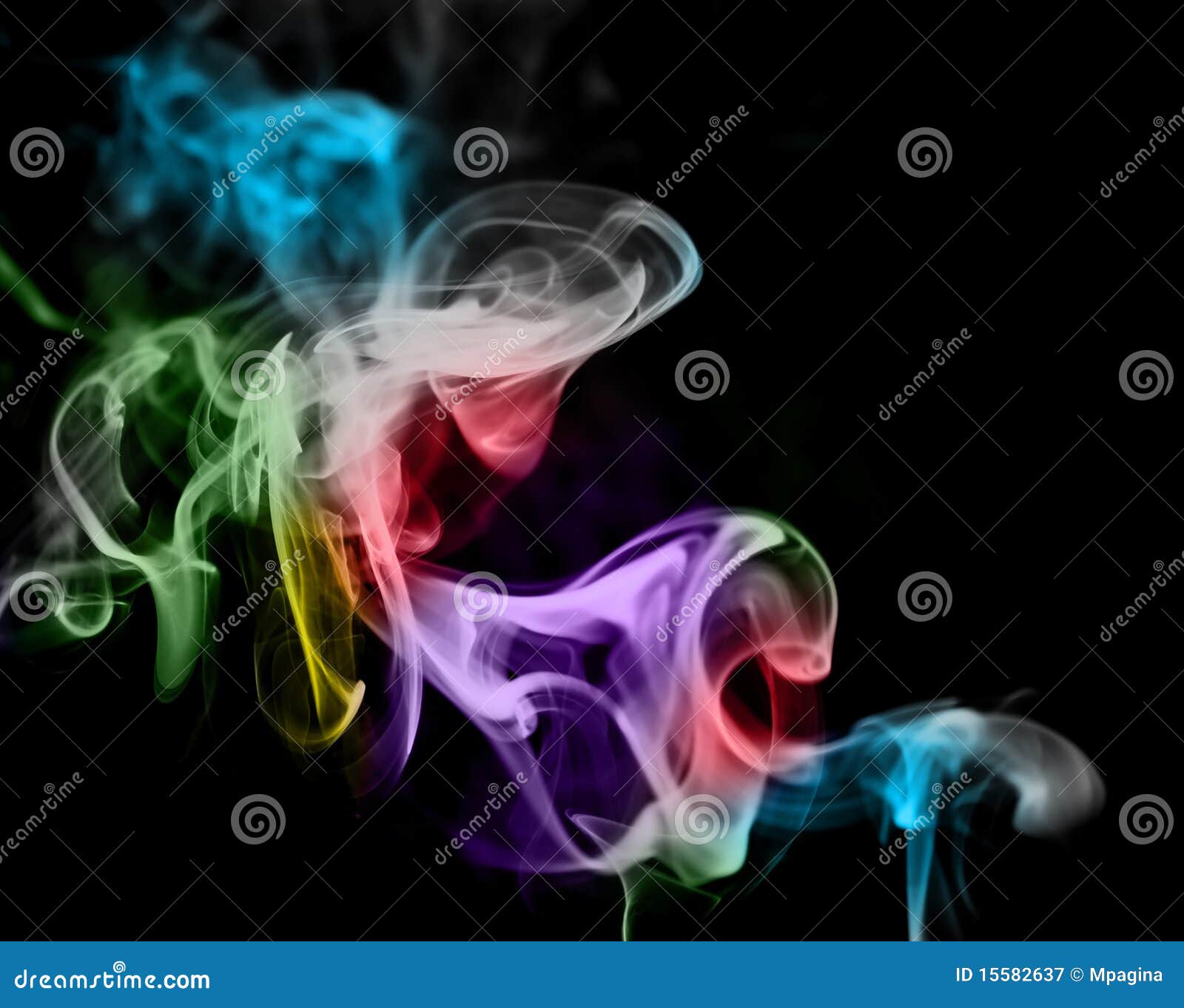 Colorful smoke stock image. Image of pattern, light, effects - 15582637