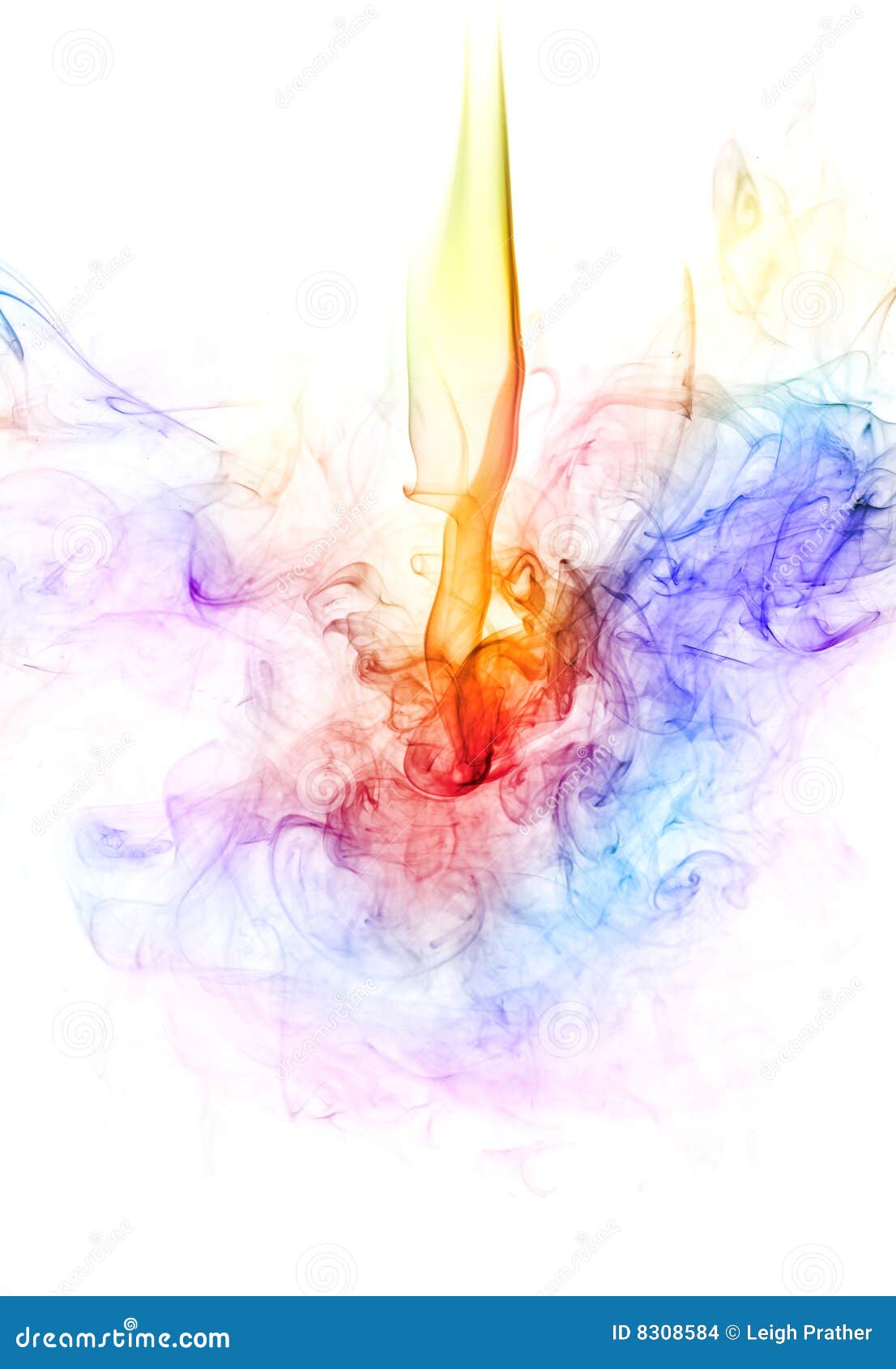 Colorful smoke stock photo. Image of dynamic, effect, curvy - 8308584