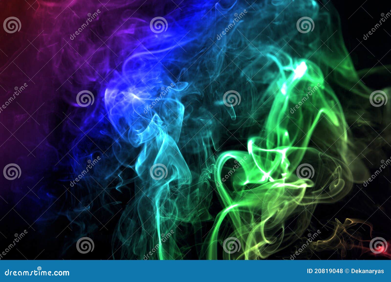 Colorful Smoke Abstract Curly Stock Photo - Image of fumes, multi: 20819048