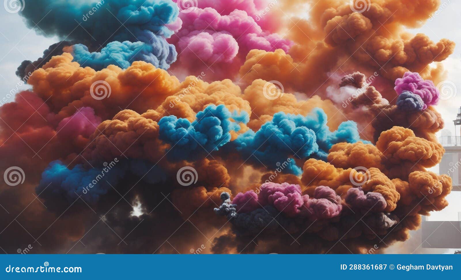 Colorful Smoke, Colorful Background, Abstract Colored Smoke, Graphic ...