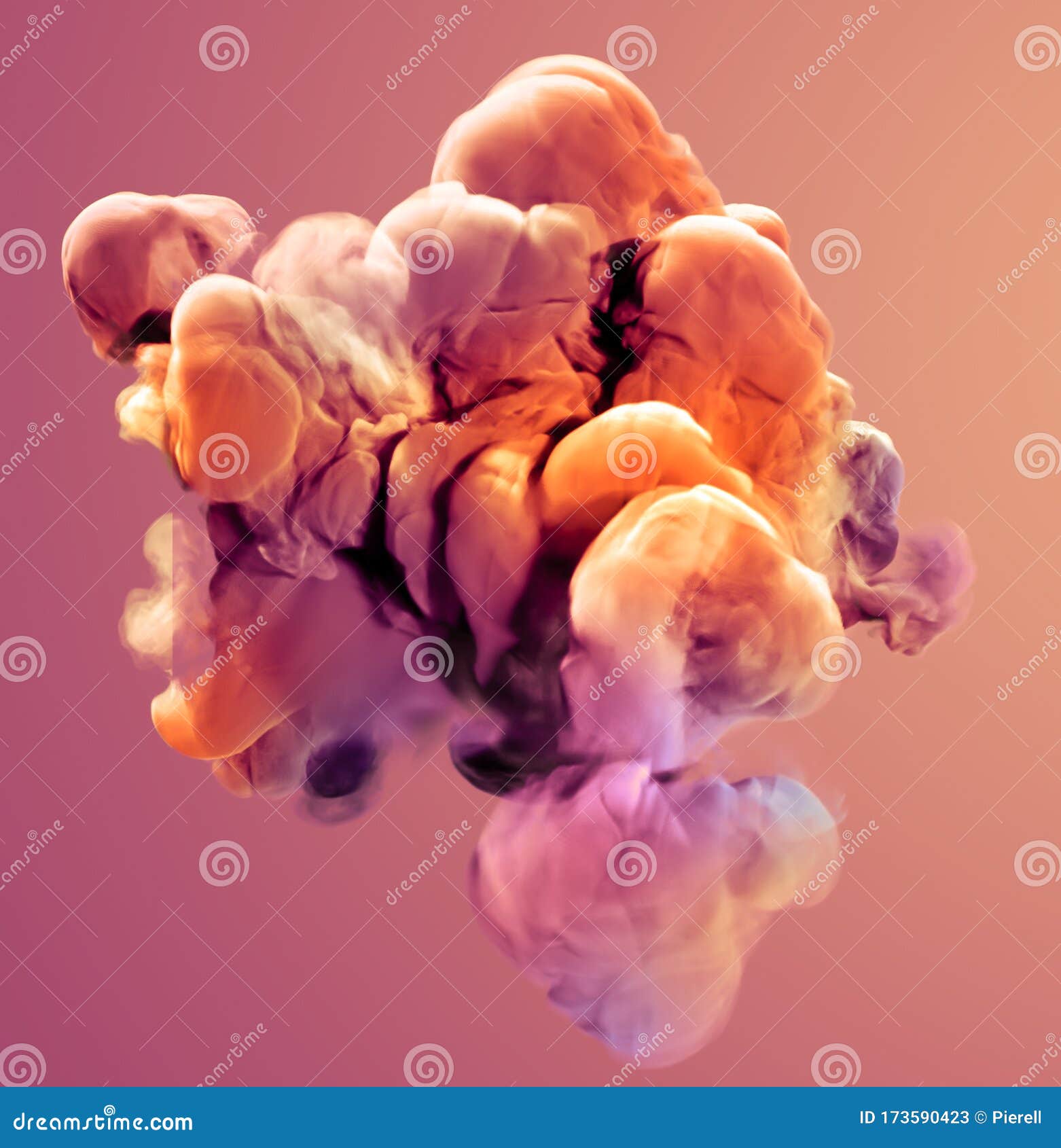 Colorful Smoke. 3d Illustration, 3d Rendering Stock Illustration ...