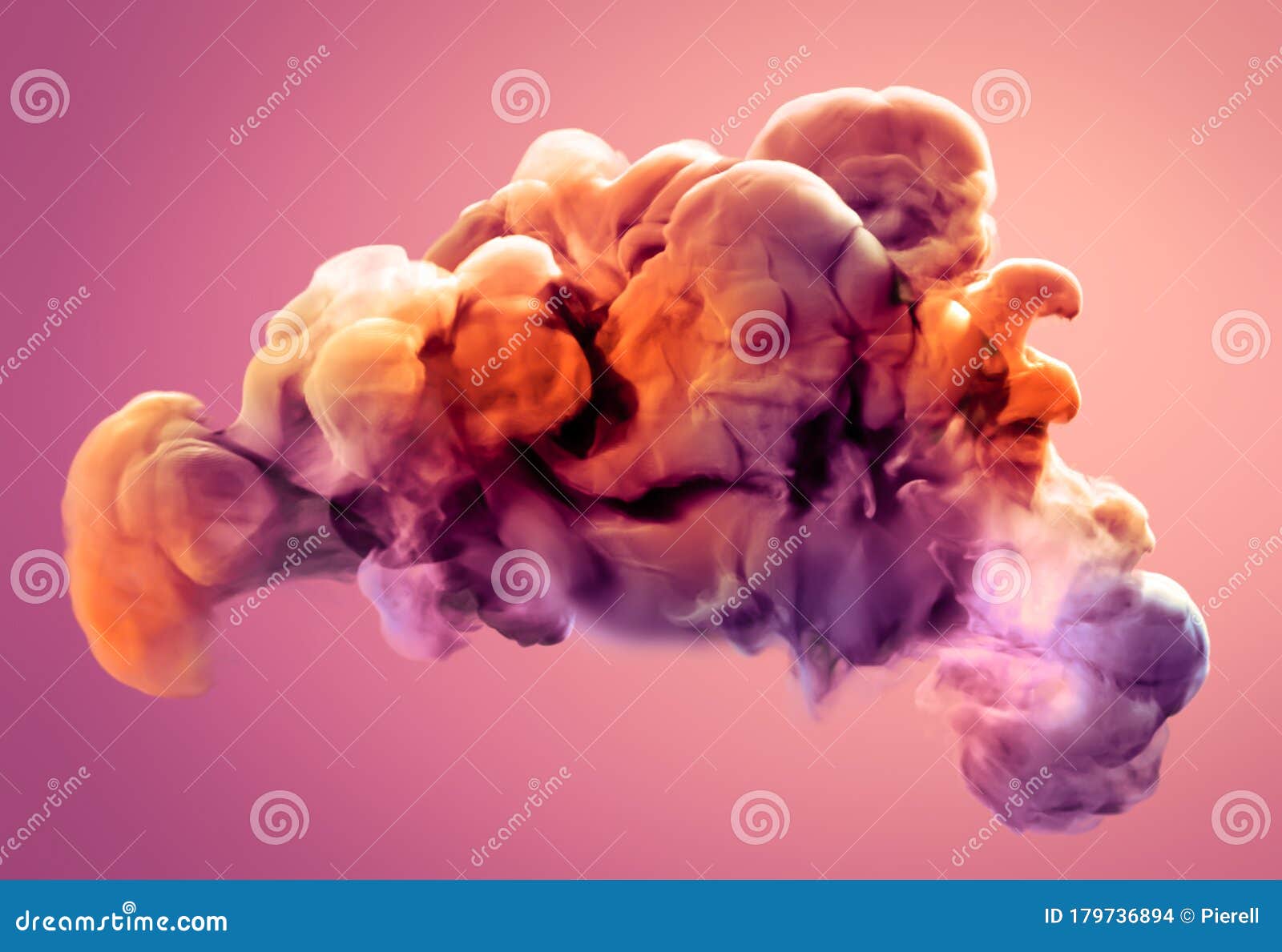 Colorful Smoke. 3d Illustration, 3d Rendering Stock Illustration ...