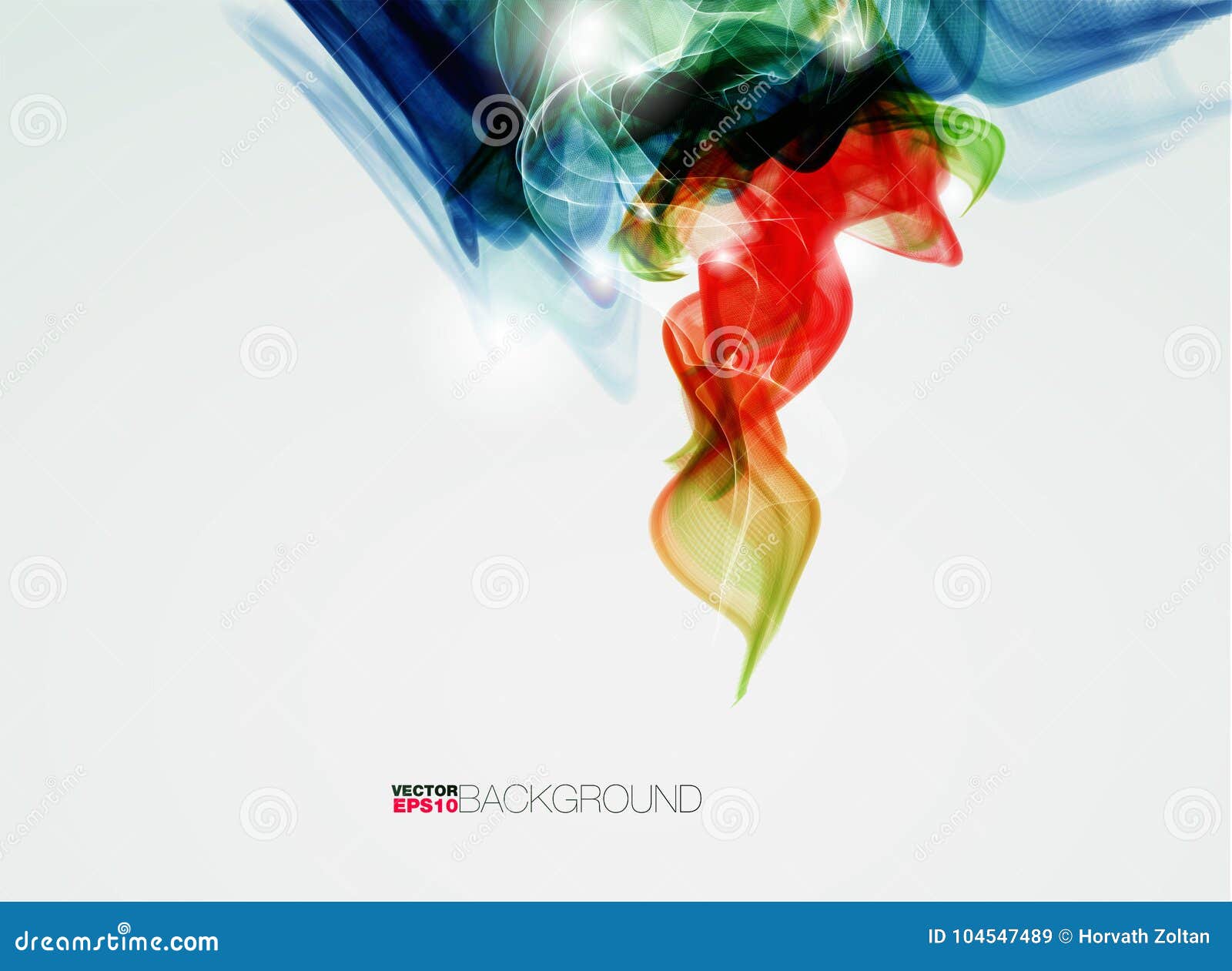 Colorful smoke design stock vector. Illustration of motion - 104547489