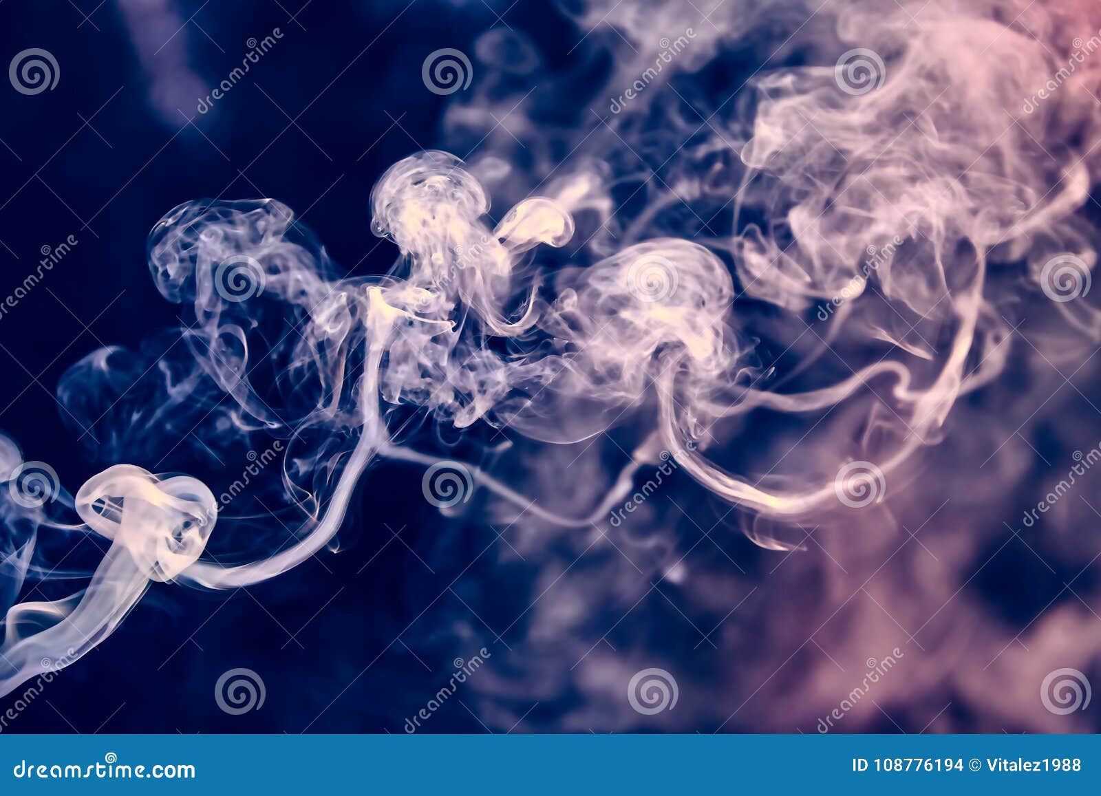 Colorful smoke. stock photo. Image of mass, color, chemistry - 108776194