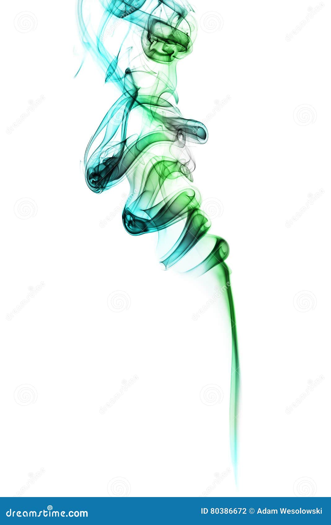Colorful Smoke Isolated on a White Background Stock Photo - Image of ...