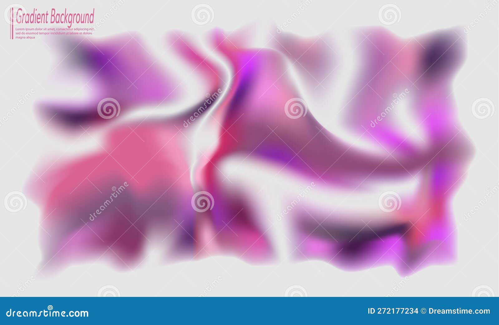 Colorful Smoky Gradient. Colored Blurred Background Stock Vector ...