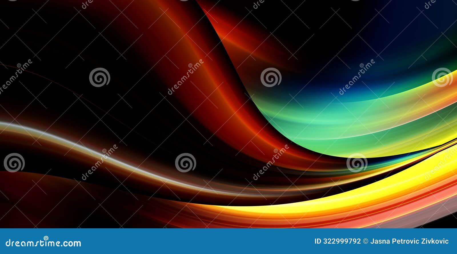 Colorful Smooth Gradient Modern Curve Dynamic Background Stock ...
