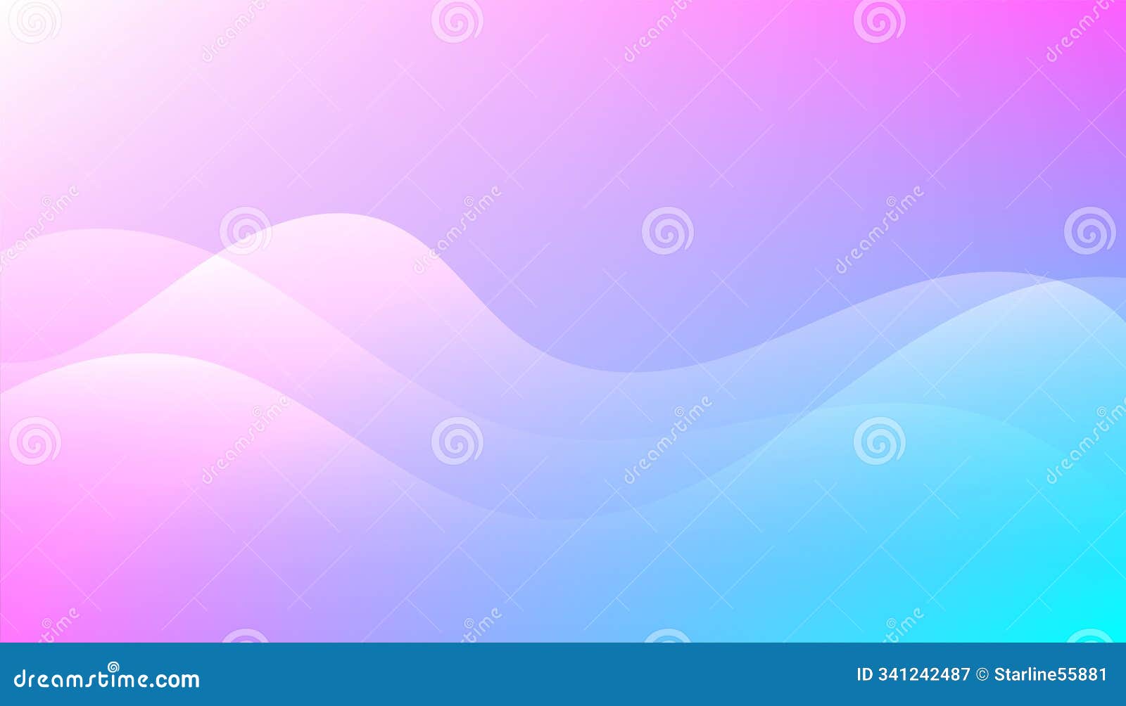 Colorful Smooth Pastel Color Wave Lovely Background Stock Vector ...