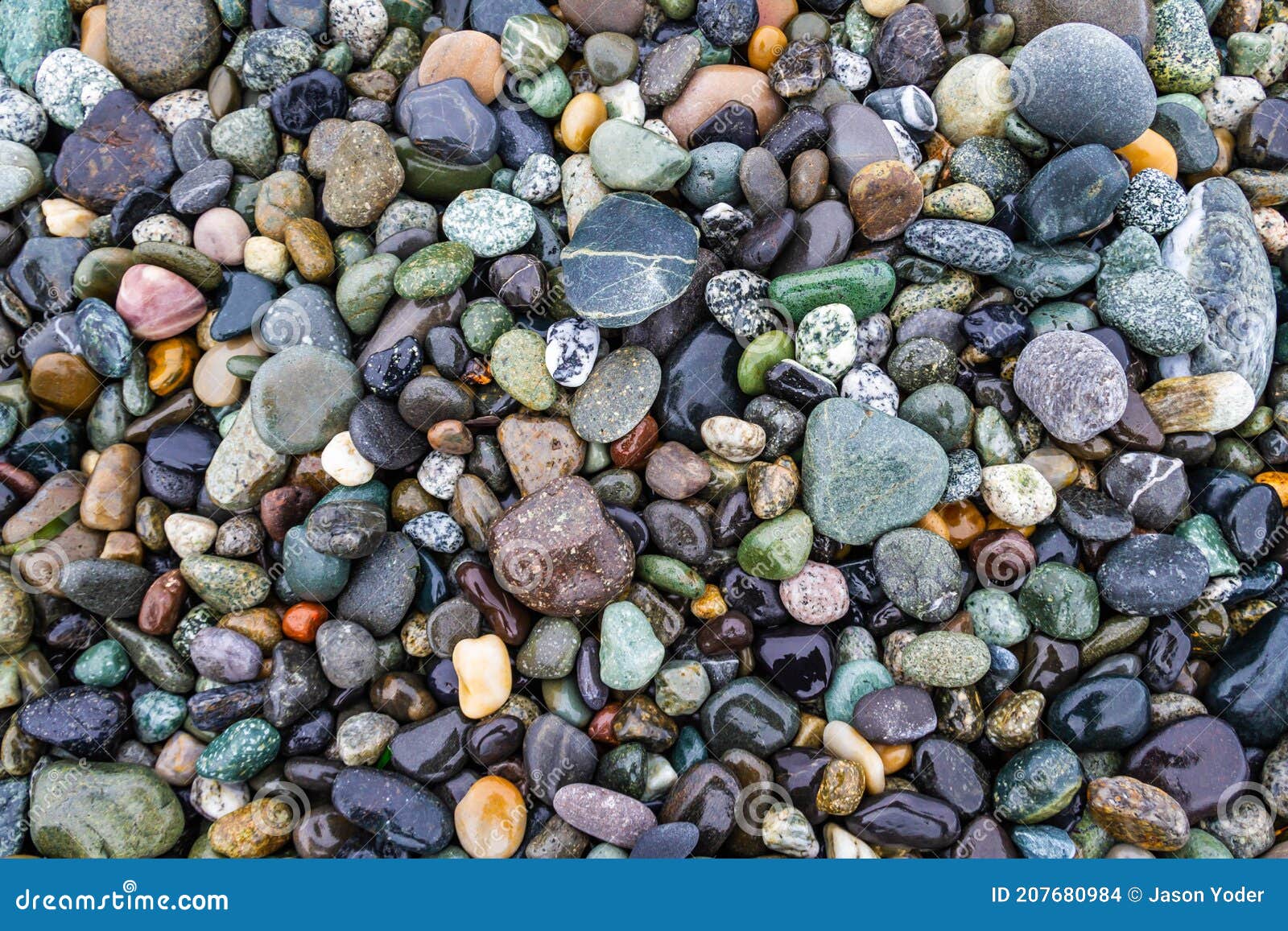 Colorful Smooth Rocks on the Beach Stock Photo - Image of stones ...