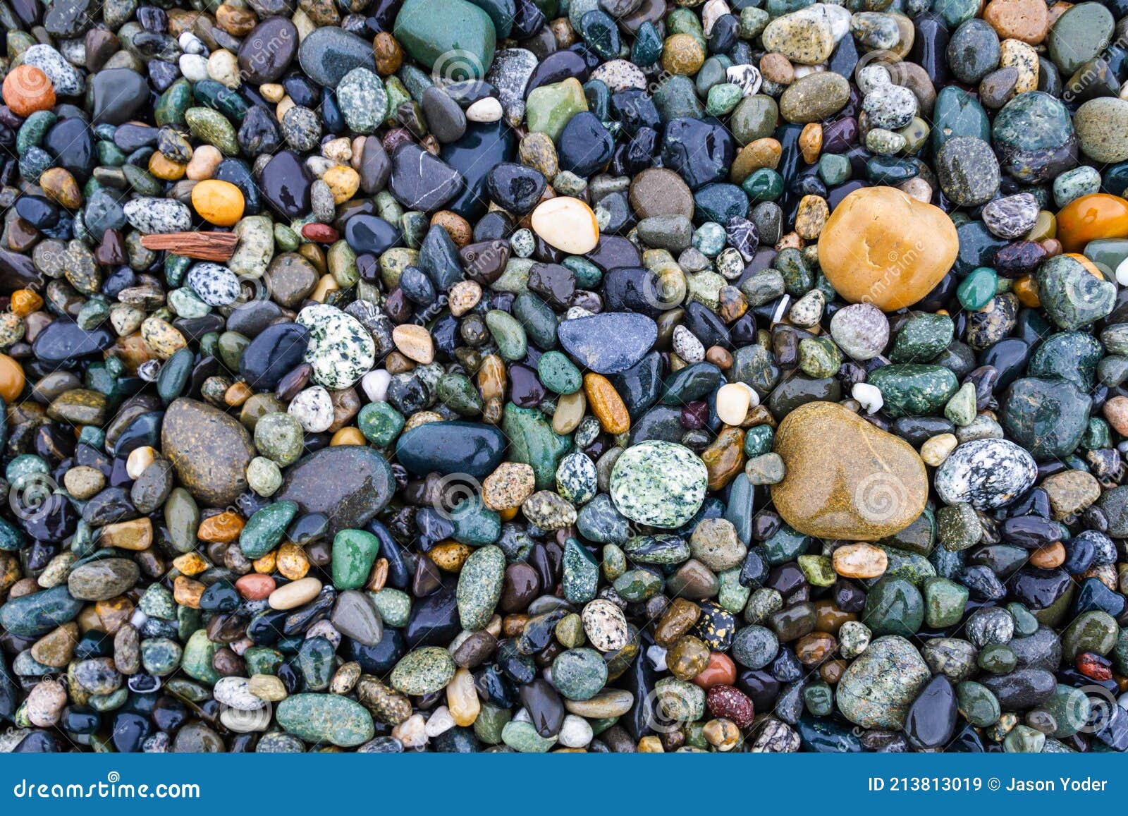 Colorful Smooth Rocks on the Beach Stock Image - Image of nature, rocks ...