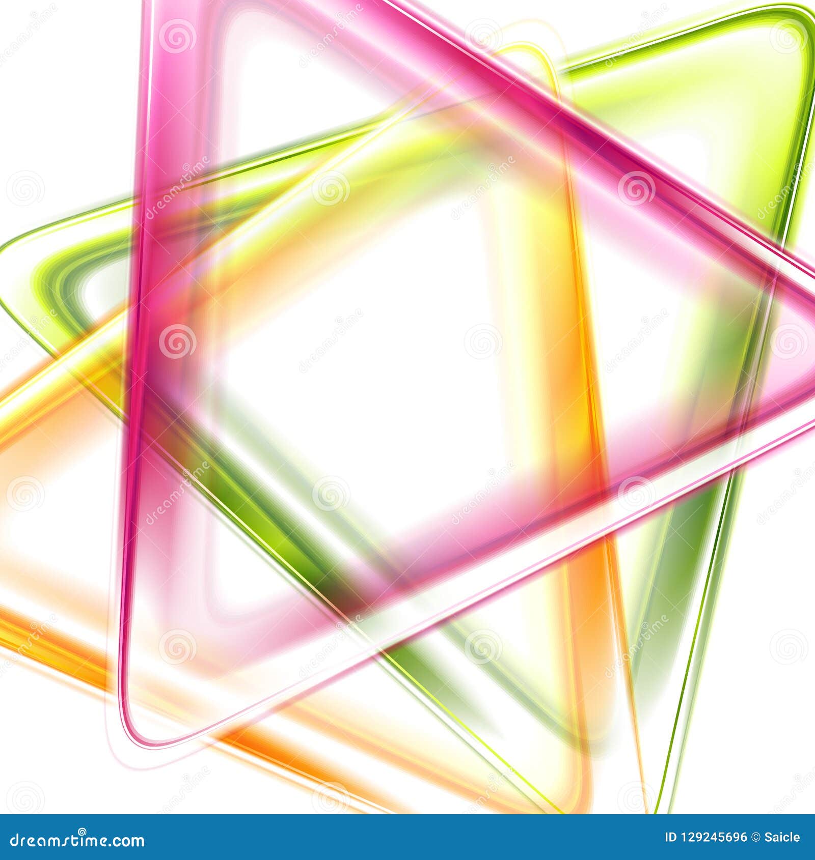 Colorful Smooth Triangles Tech Abstract Background Stock Vector ...