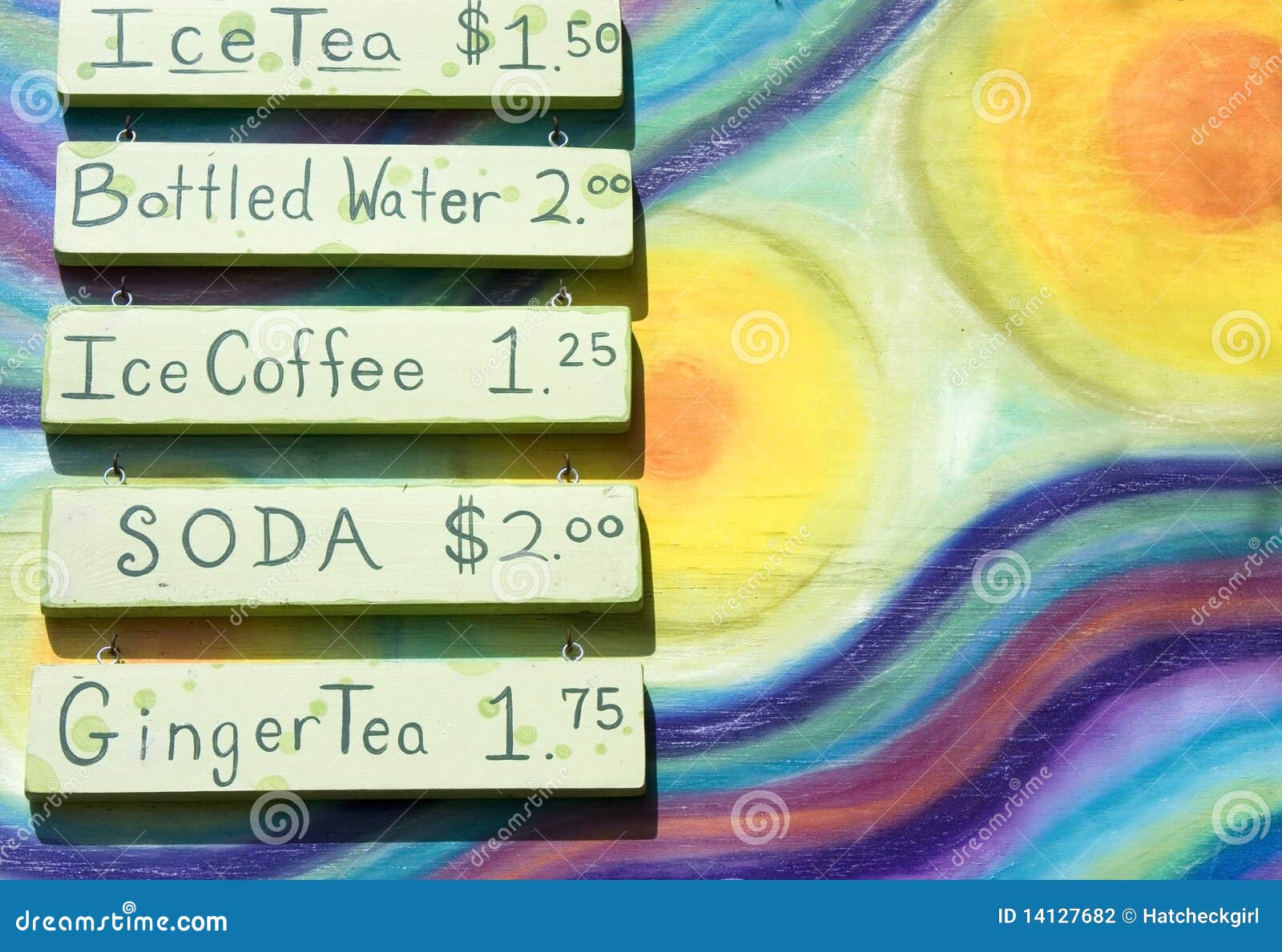 Colorful Snack Shack sign stock photo. Image of text - 14127682