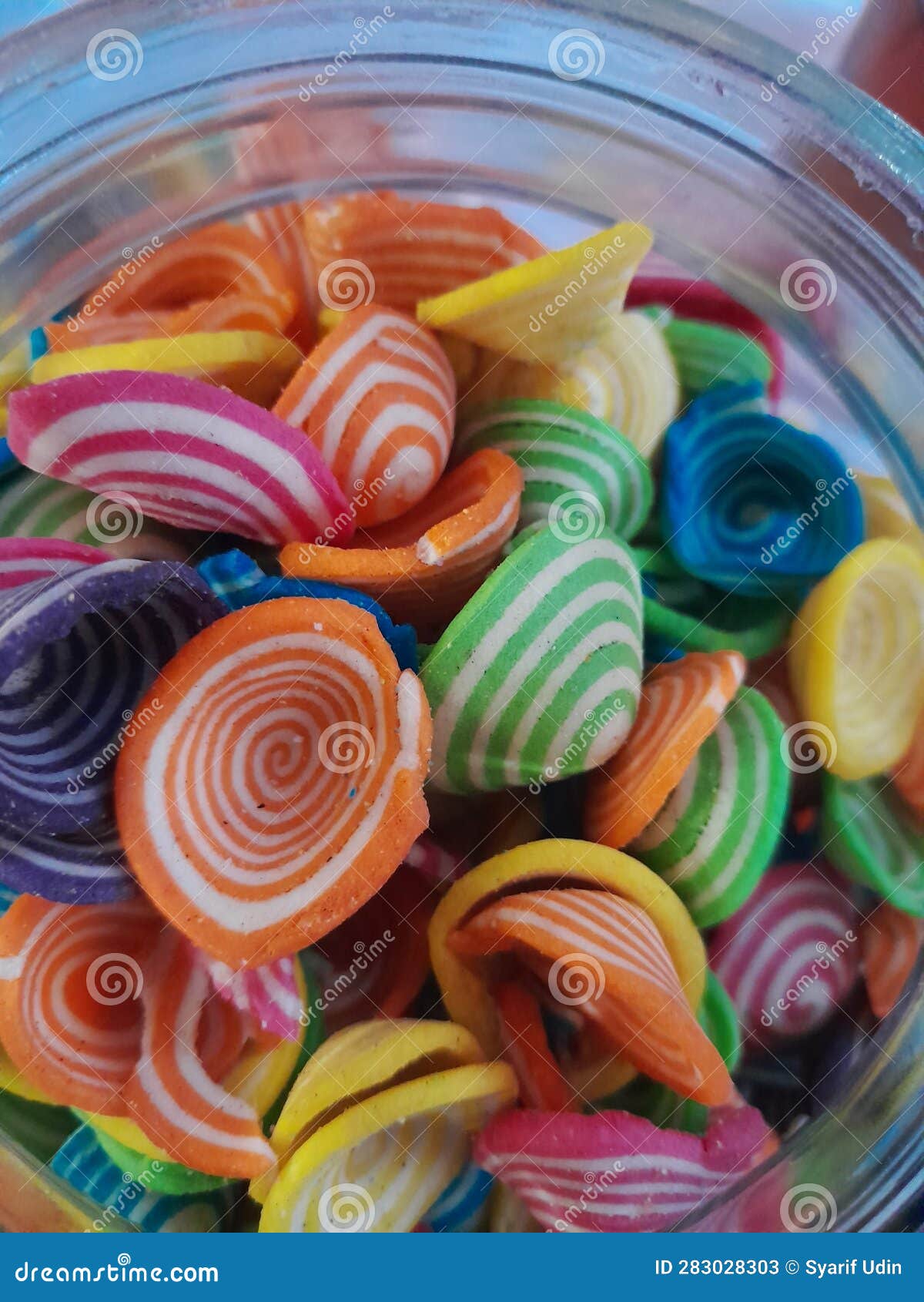Colorful Snacks Like a Rainbow from Indonesia Stock Image - Image of ...