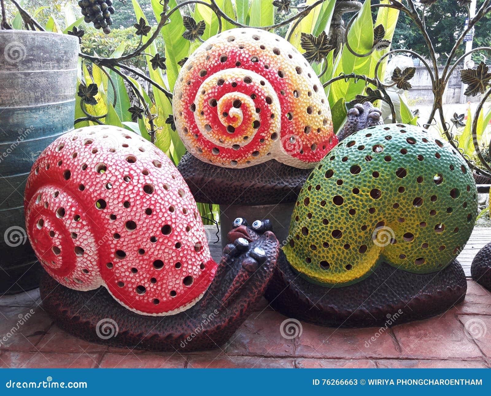 Colorful Snails stock image. Image of garden, snail, snails - 76266663