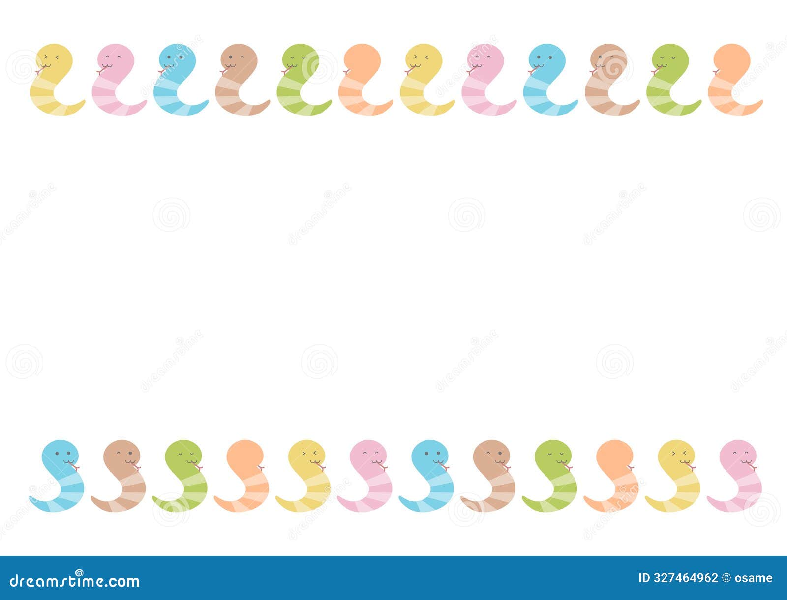 SNAKES. FRAME Made Of Snakes. Vector Illustration. Tropical Poisonous ...