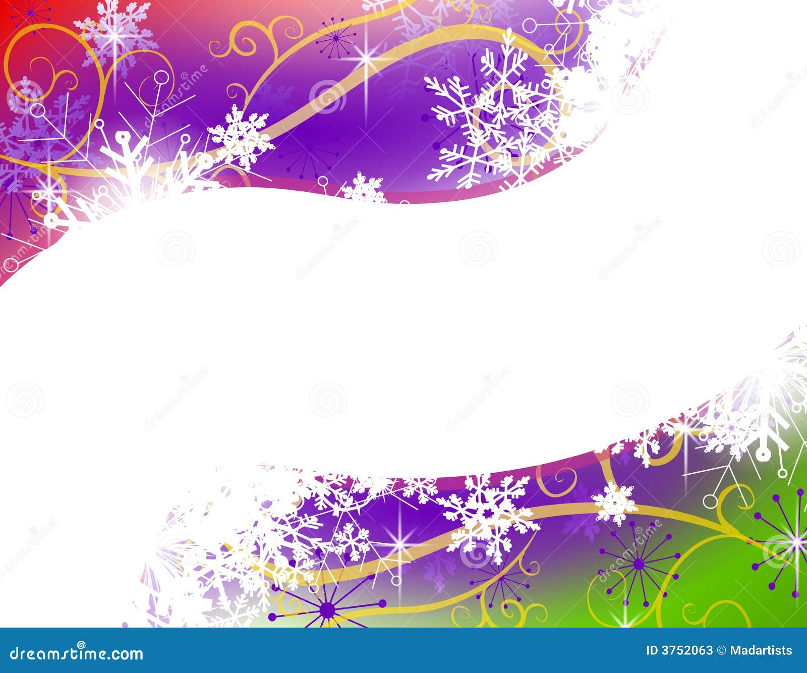Colorful Snowflake Swoosh Background Stock Illustrations – 1 Colorful ...