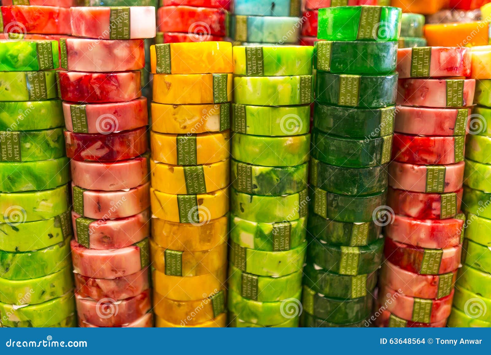 Colorful Soap stock photo. Image of soap, stack, colourful - 63648564