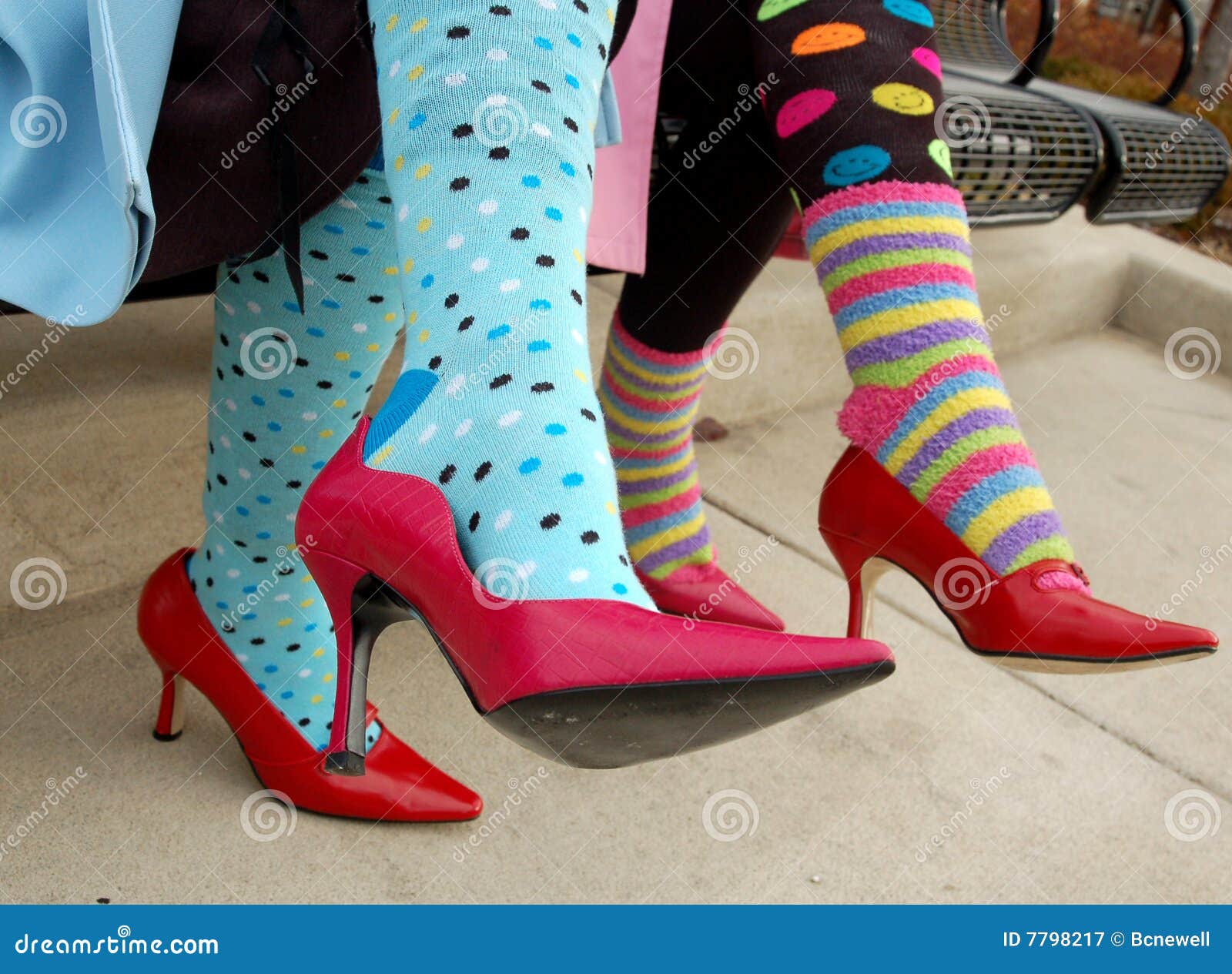 Colorful Socks stock image. Image of shoes, feet, woman - 7798217