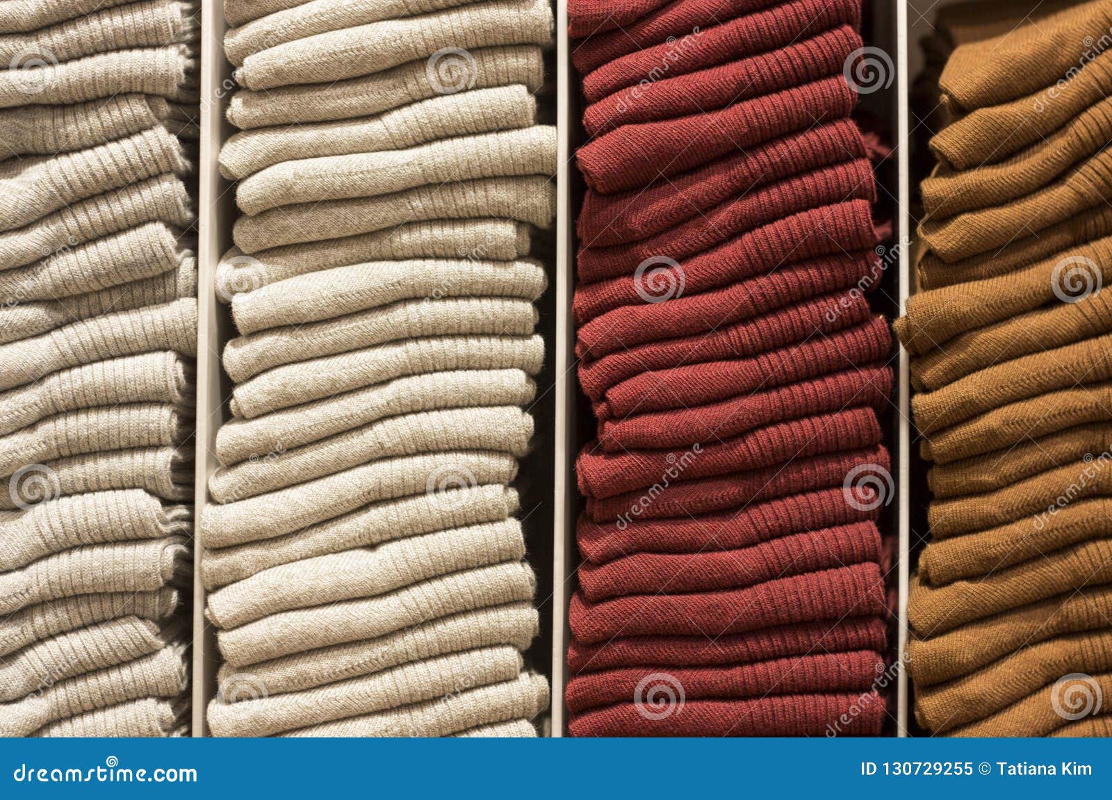 Colorful Socks Stacked on the Shelf Stock Image - Image of pink, cotton ...