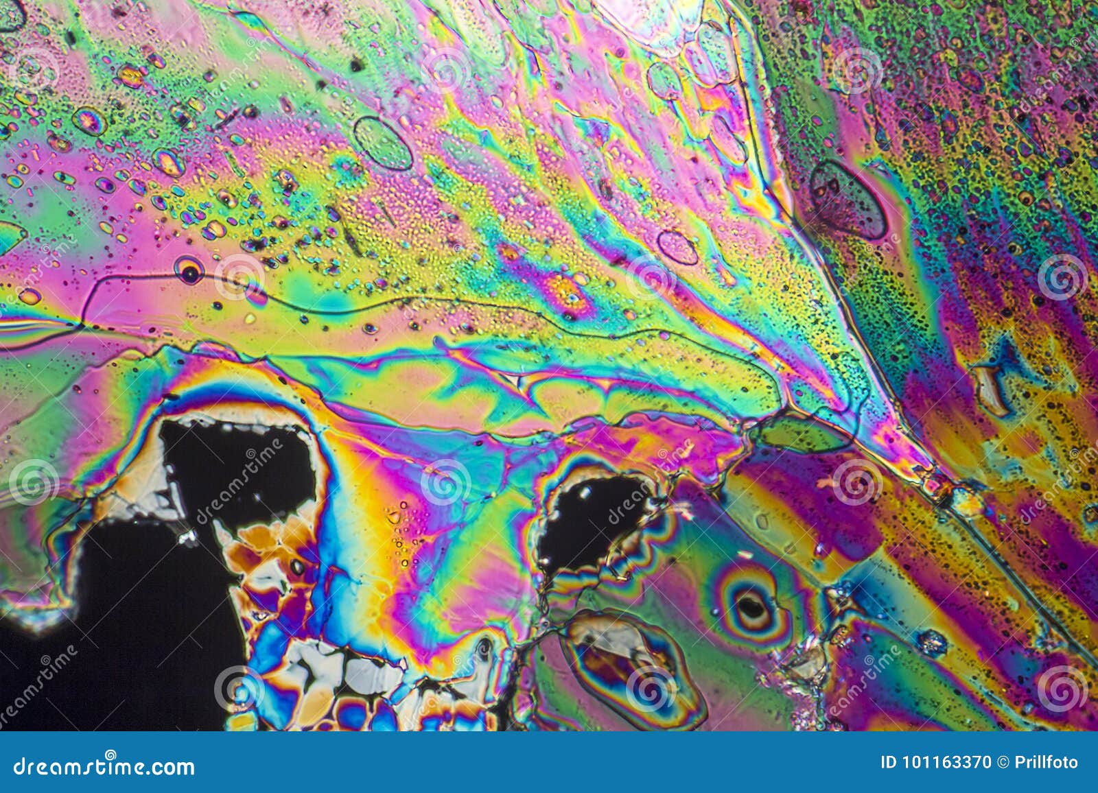 Colorful Sodium Acetate Micro Crystals Stock Photo - Image of facet ...