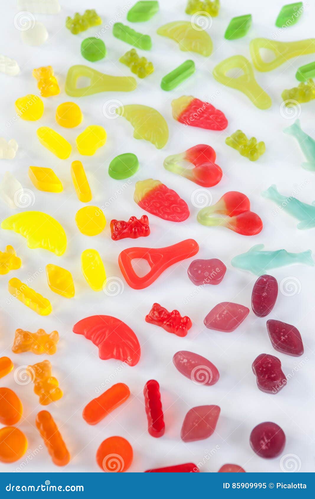 Colorful soft candies stock image. Image of colors, snacking - 85909995