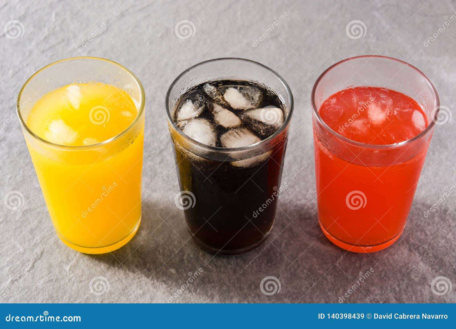Colorful Soft Drinks for Summer Stock Image - Image of refreshment ...