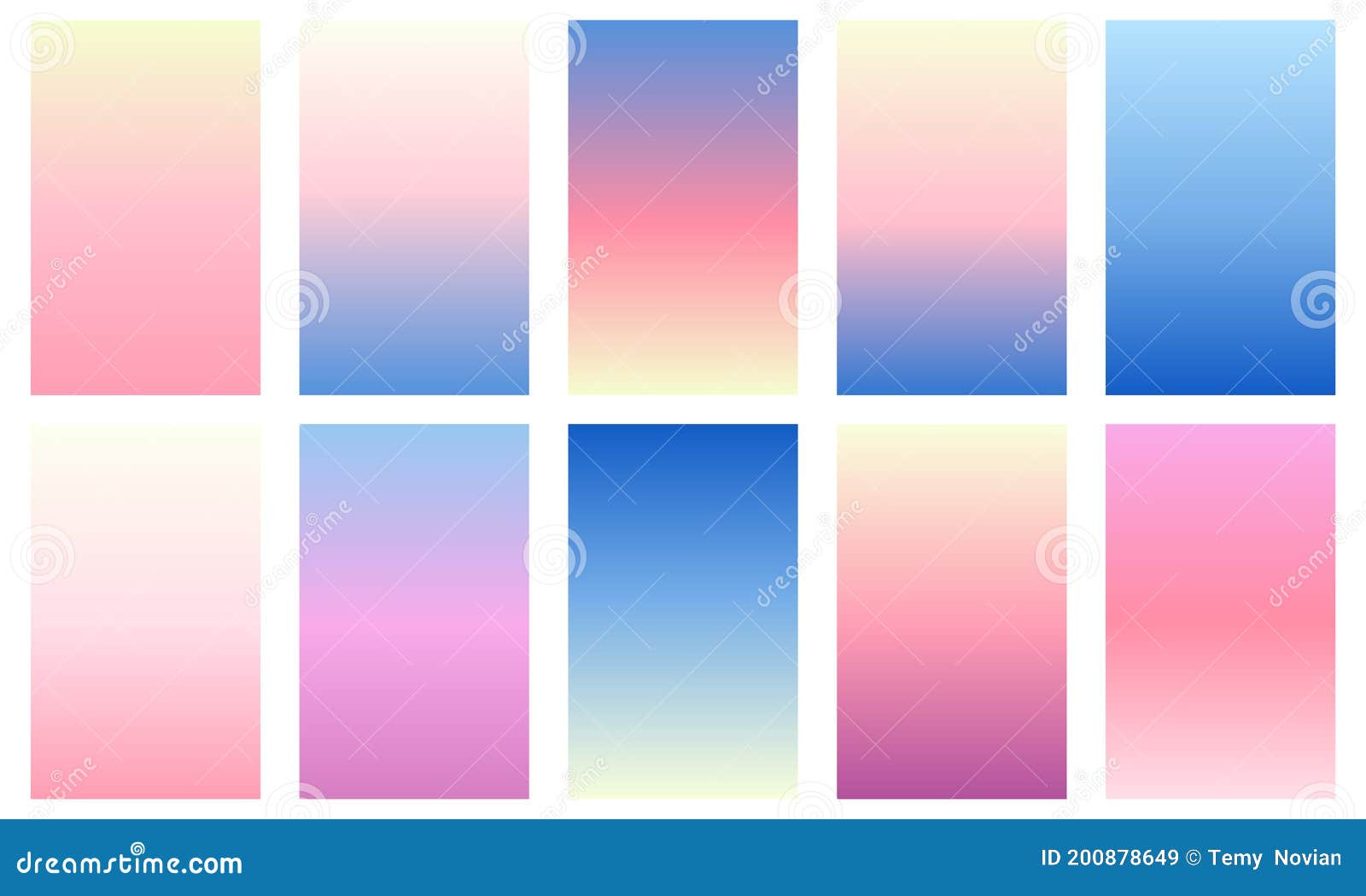 Colorful Soft Gradients Set for Mobile App Stock Vector - Illustration ... Colorful Soft Gradients Set for Mobile App Stock Vector - Illustration ...