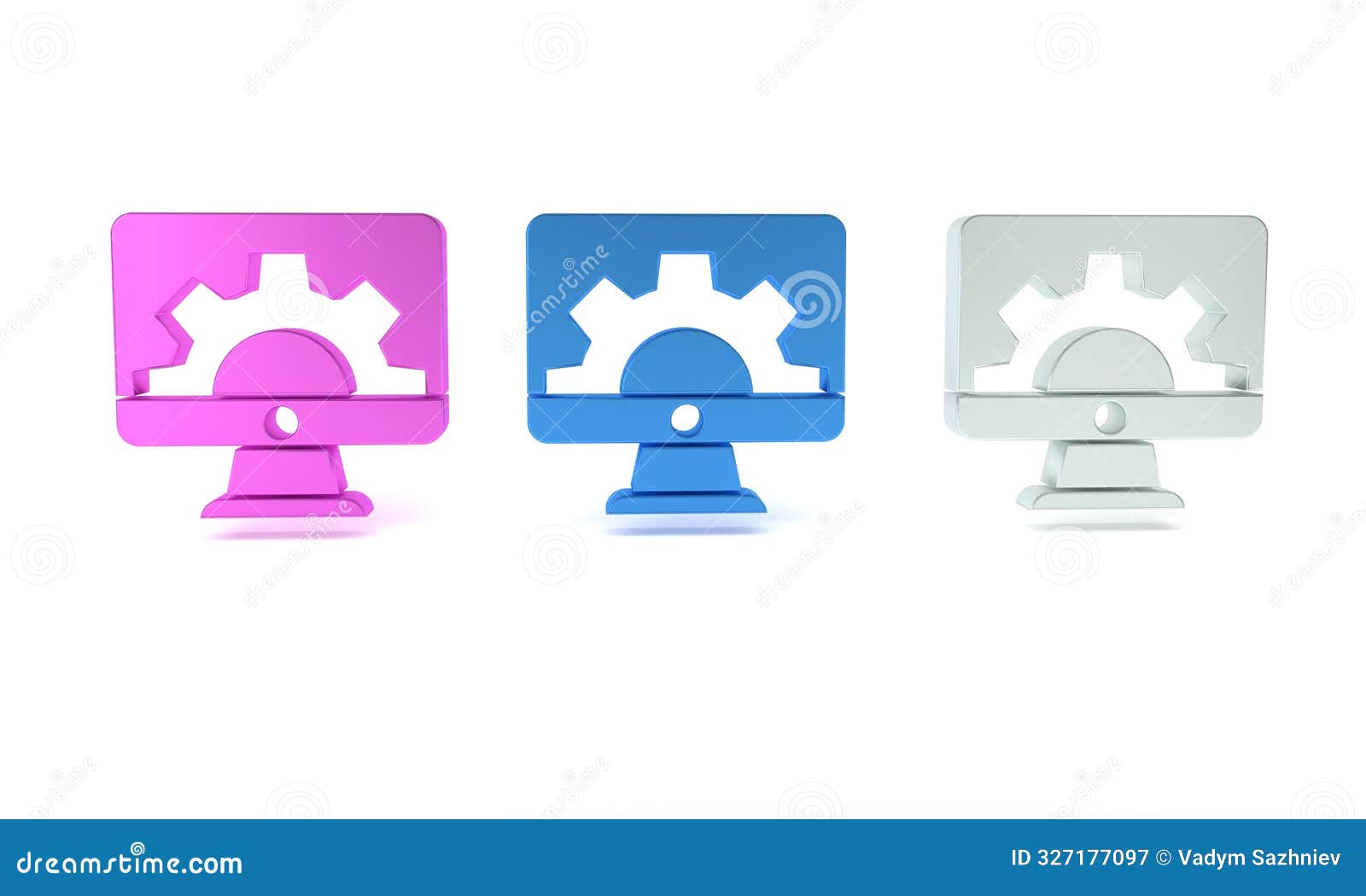 Colorful Software, Web Development, Programming Concept Icon Isolated on White Background ...