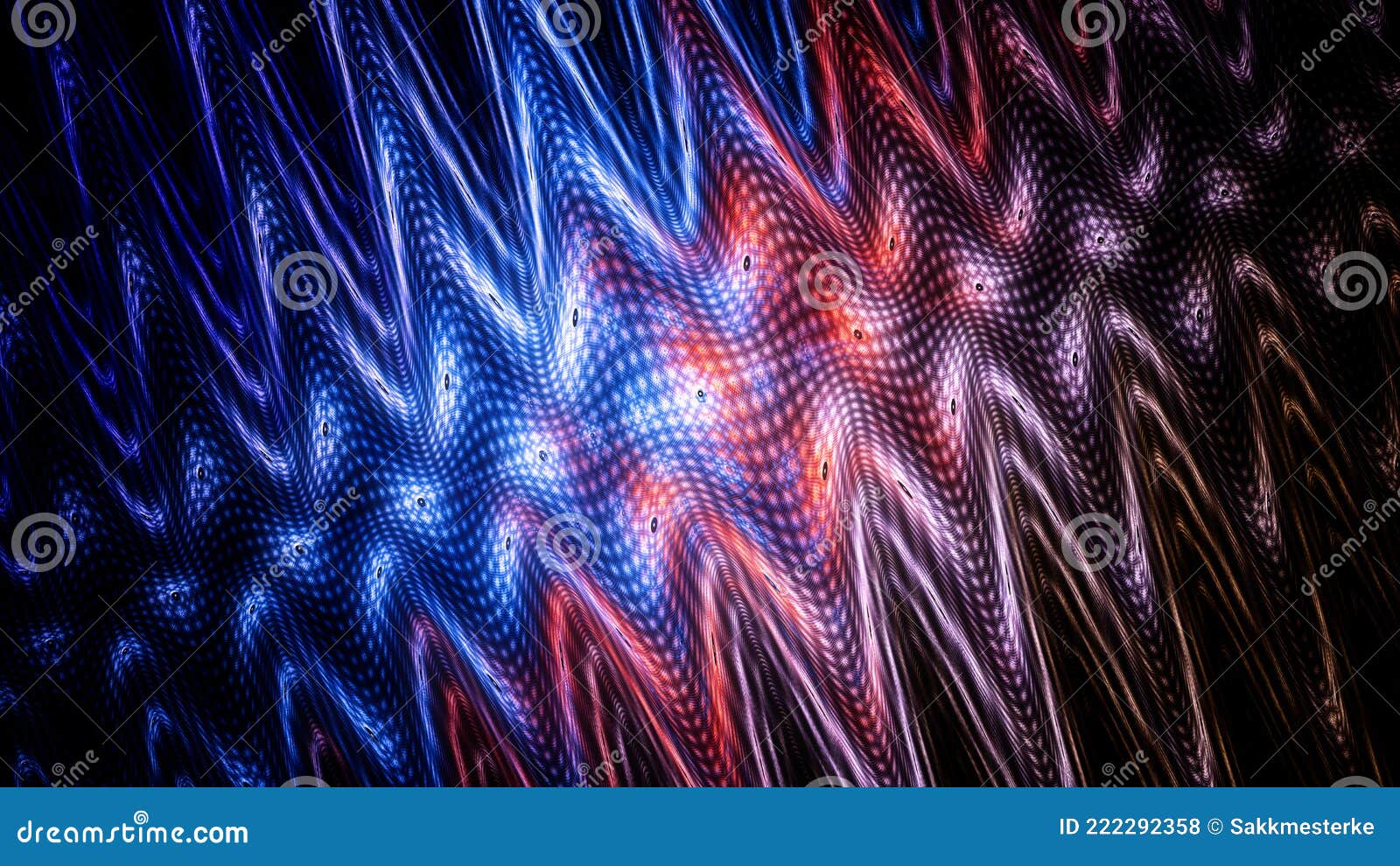 Colorful Sonic Waves Abstract Background Stock Illustration ...