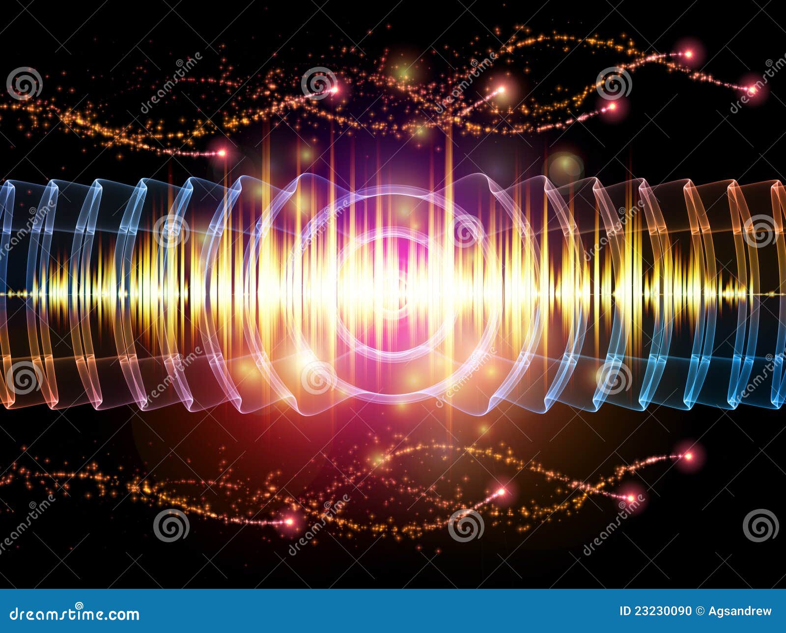 Colorful Sound stock illustration. Illustration of audio - 23230090