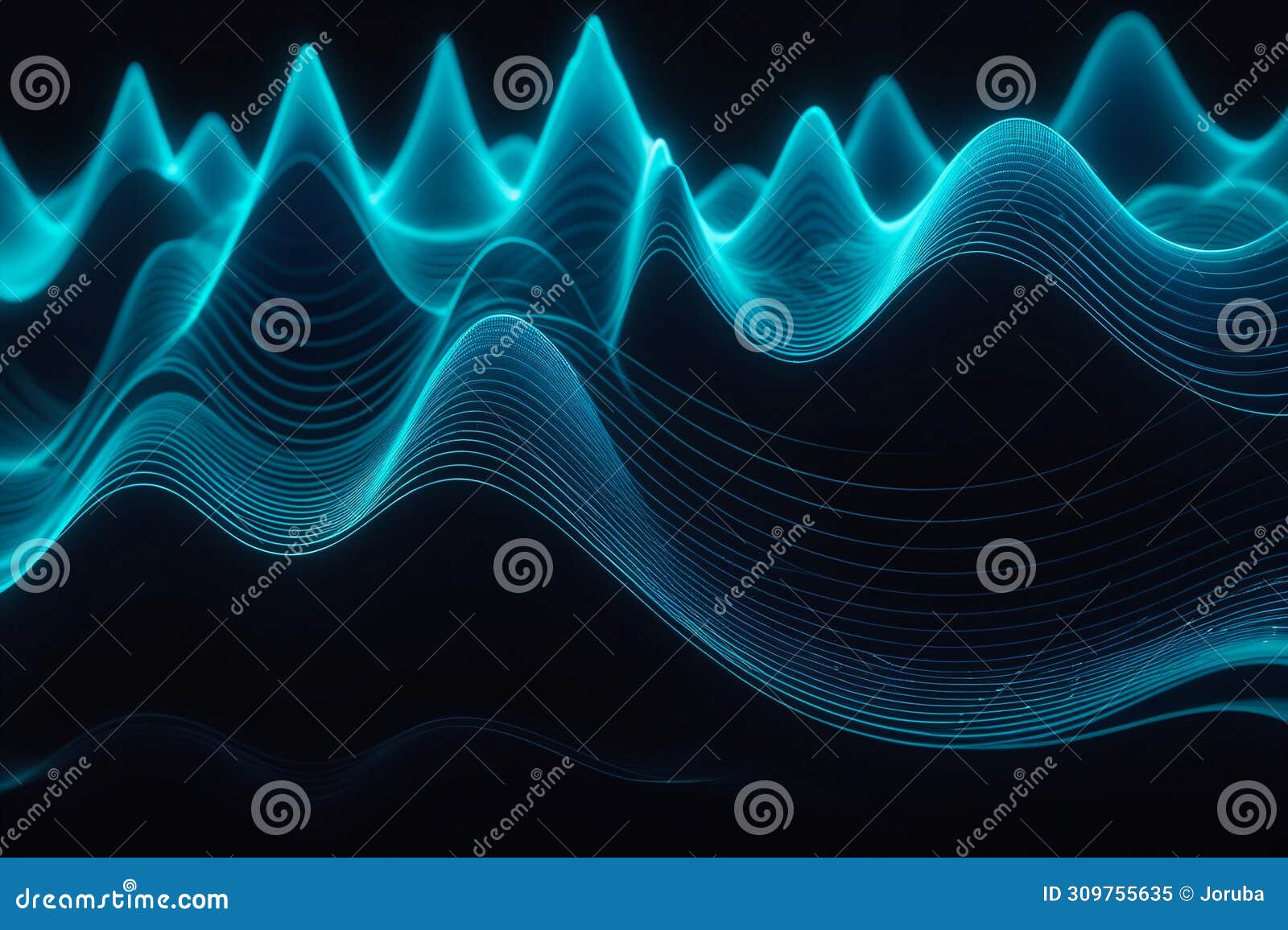 Colorful Sound and Music Frequency Waves Stock Illustration ...
