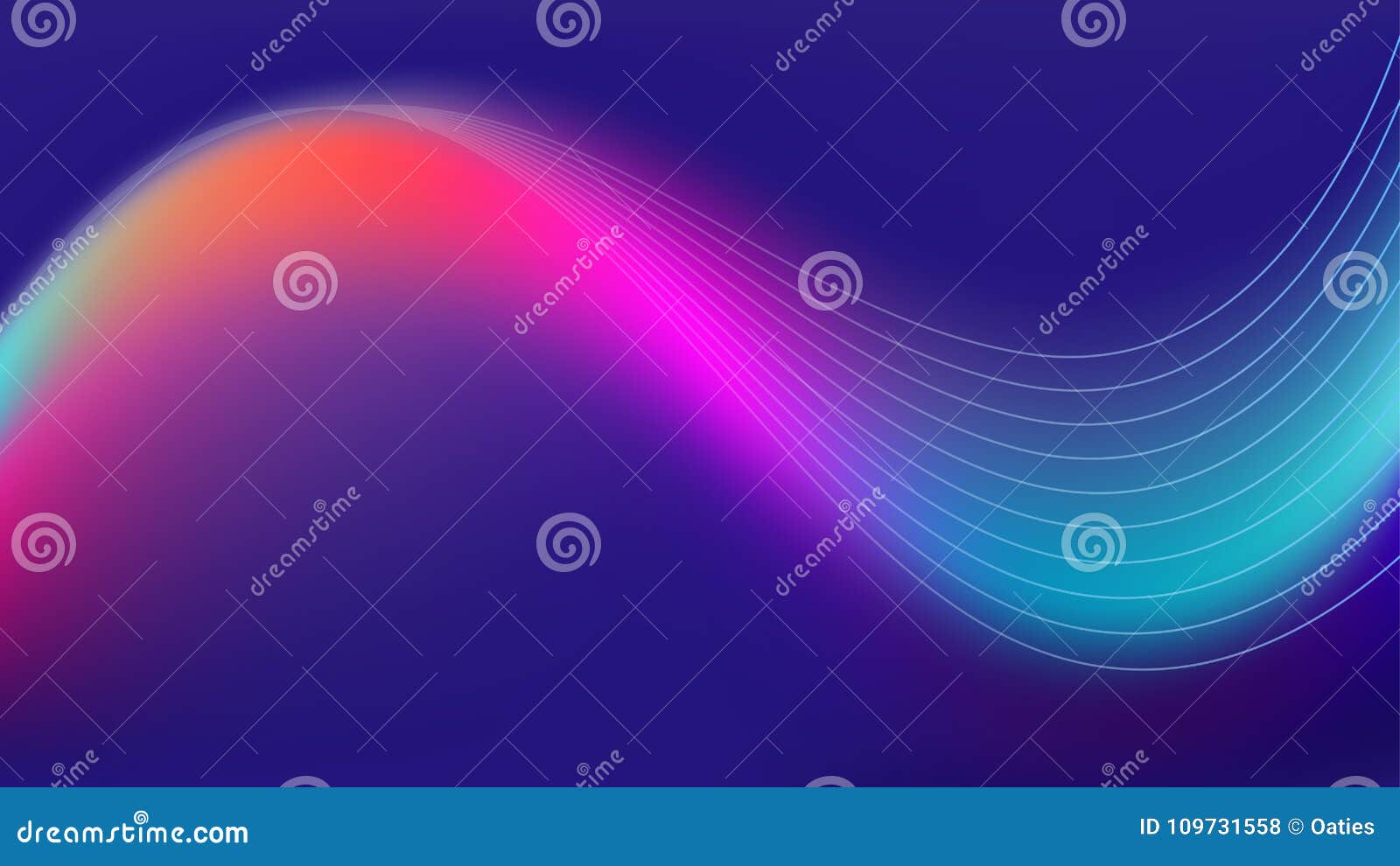 Colorful Sound Wave Technology Background Stock Vector - Illustration ...