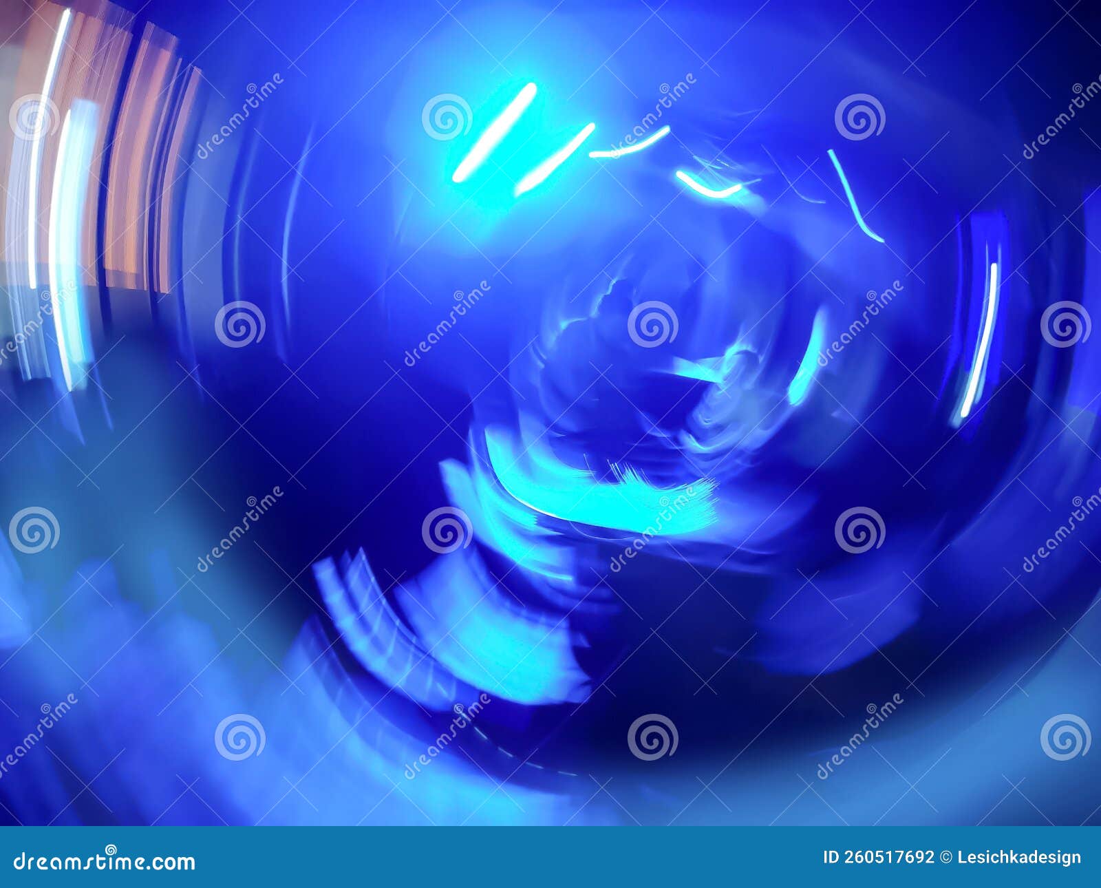Colorful Spaceship in the Outer Space on Orbit Abstract Blur Color ...