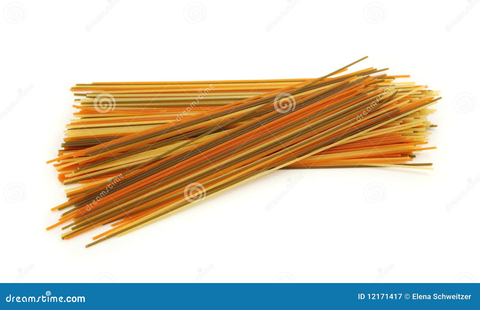 Colorful spaghetti stock image. Image of healthy, spaghetti - 12171417