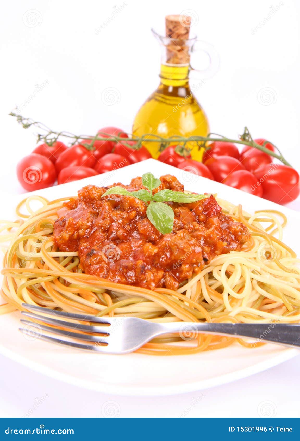 Colorful Spaghetti Bolognese Stock Photo - Image of macaroni, diet ...