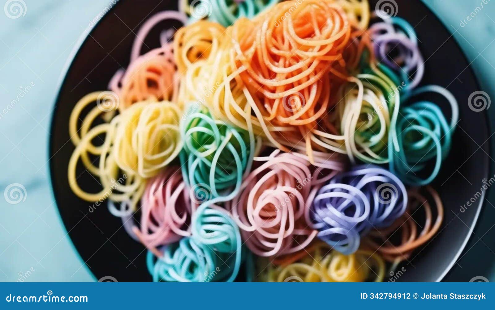 Colorful Spaghetti Confetti Seamless Texture Vector Illustration ...