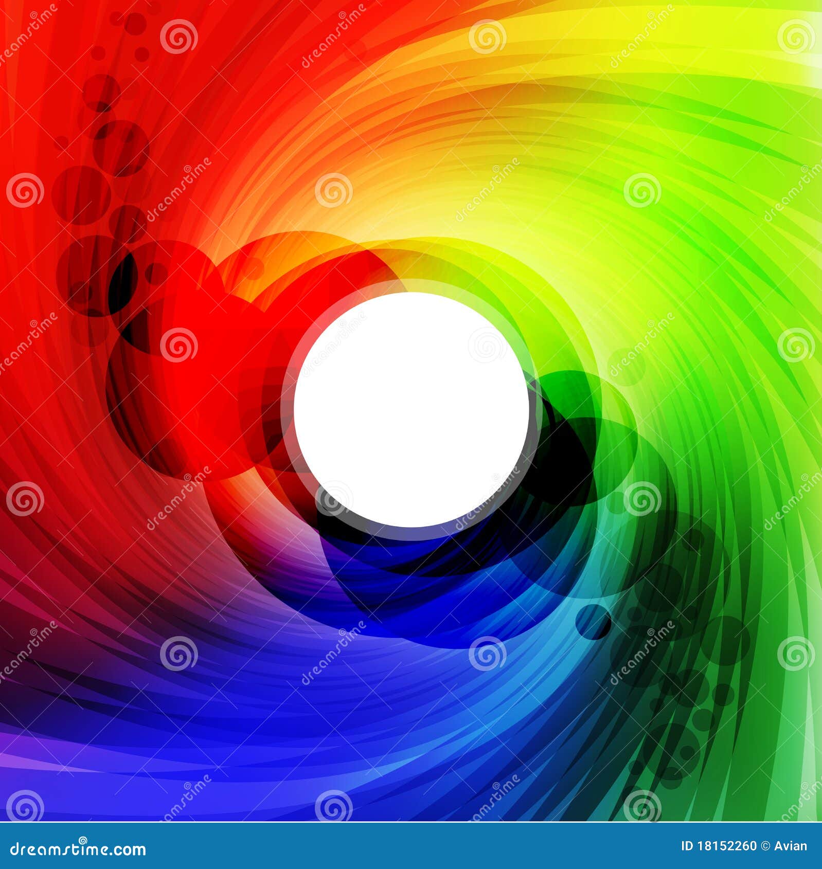 Colorful Spectrum Rainbow Geometric Triangular Presentation Infographic ...