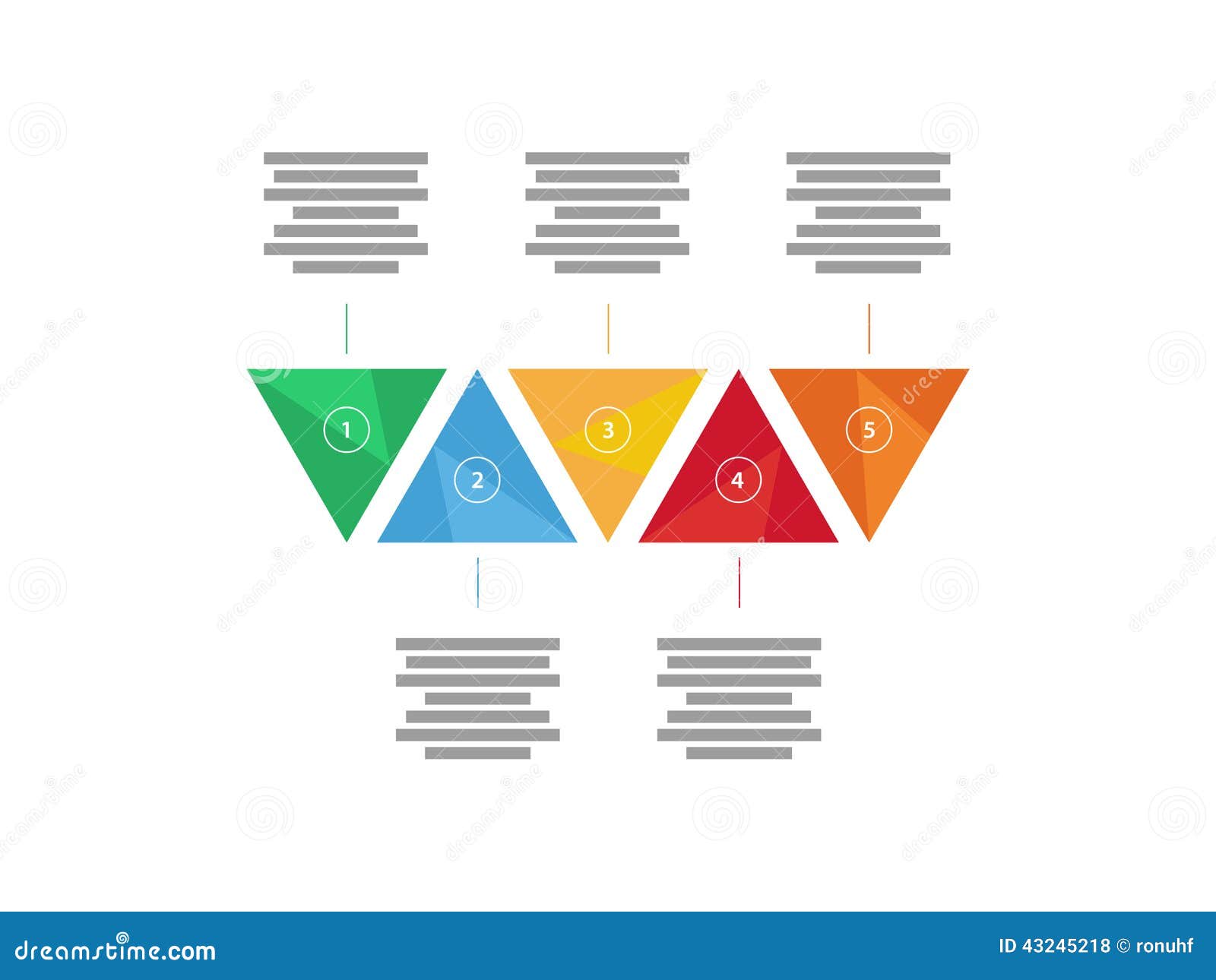 Colorful Spectrum Rainbow Geometric Triangular Presentation Infographic ...