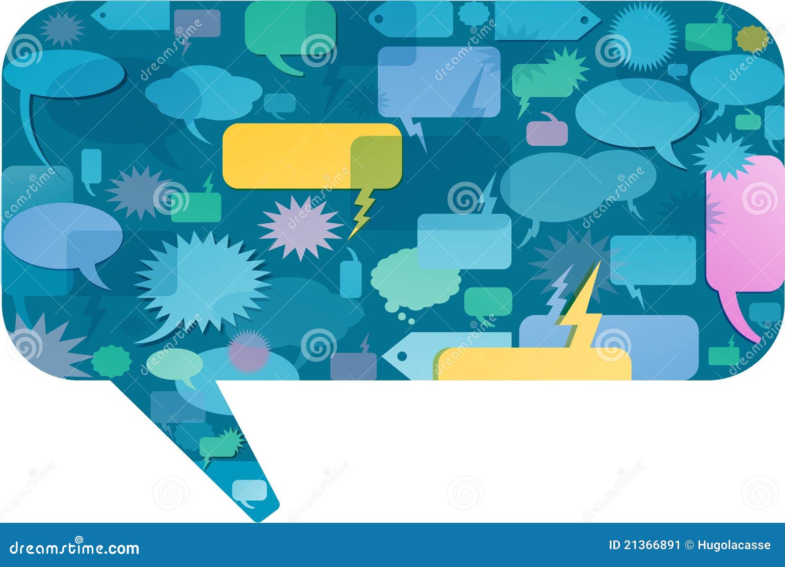 Colorful Speech Bubble Concept Stock Vector - Illustration of design ...