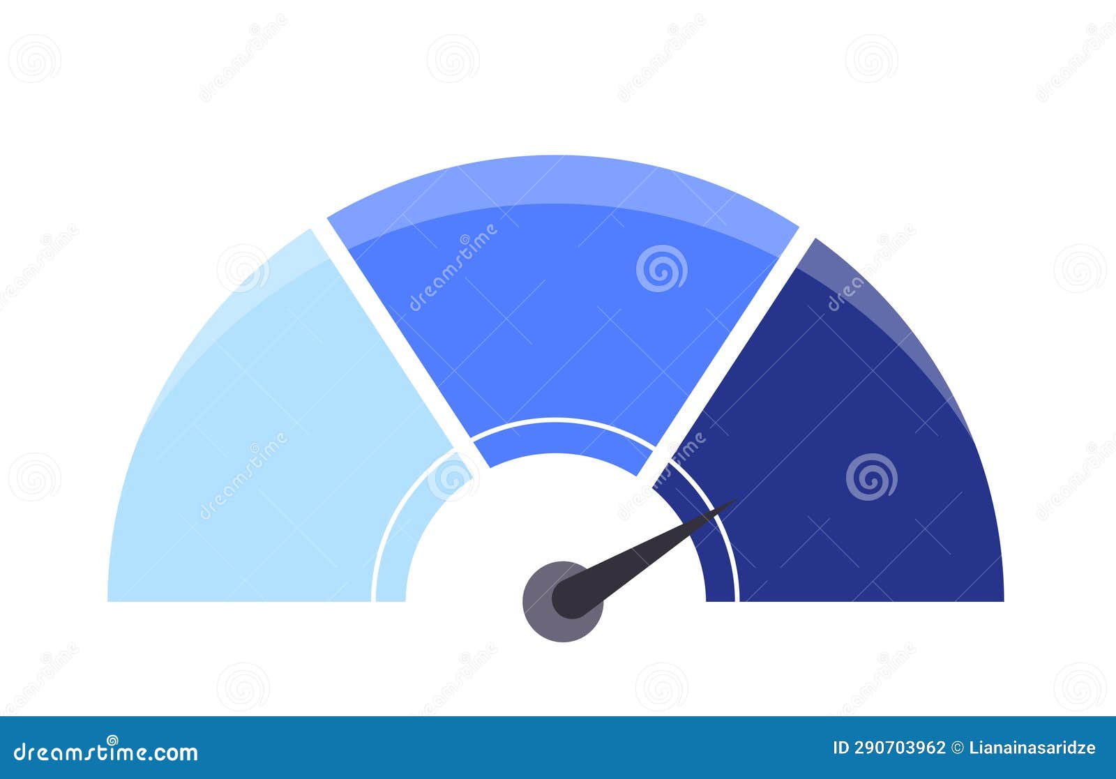 Colorful Speedometer Vector Concept Stock Vector - Illustration of ...