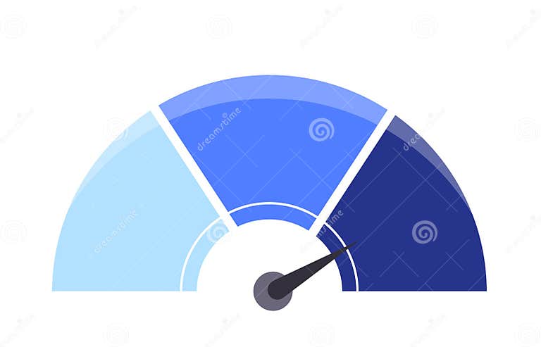 Colorful Speedometer Vector Concept Stock Vector - Illustration of ...