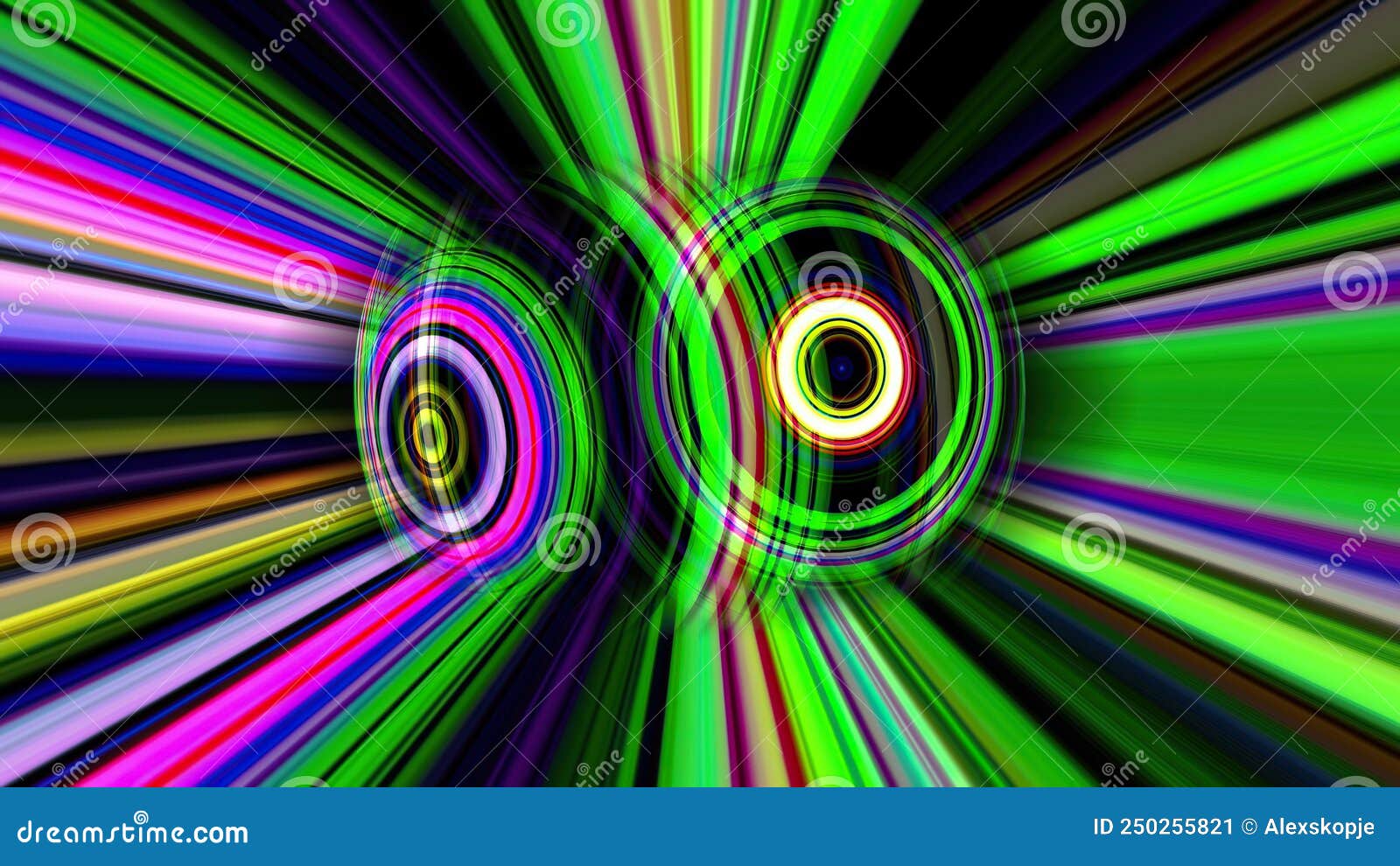 Colorful Sphere with Light Rays Stock Illustration - Illustration of ...