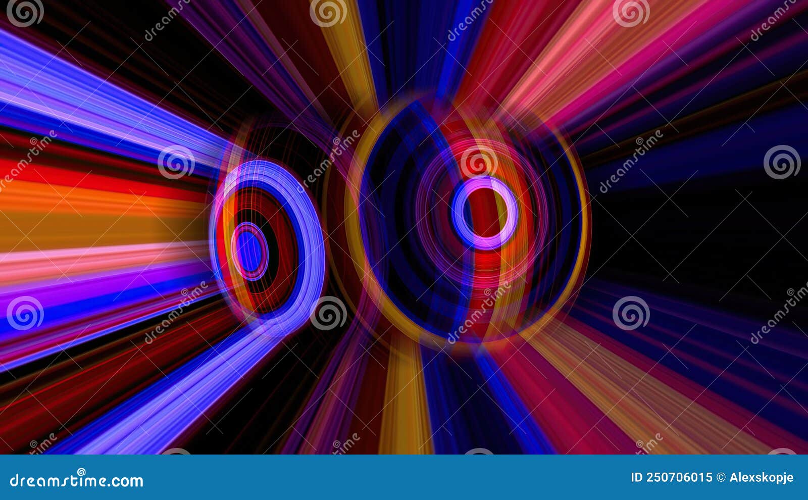 Colorful Sphere with Light Rays Stock Illustration - Illustration of ...