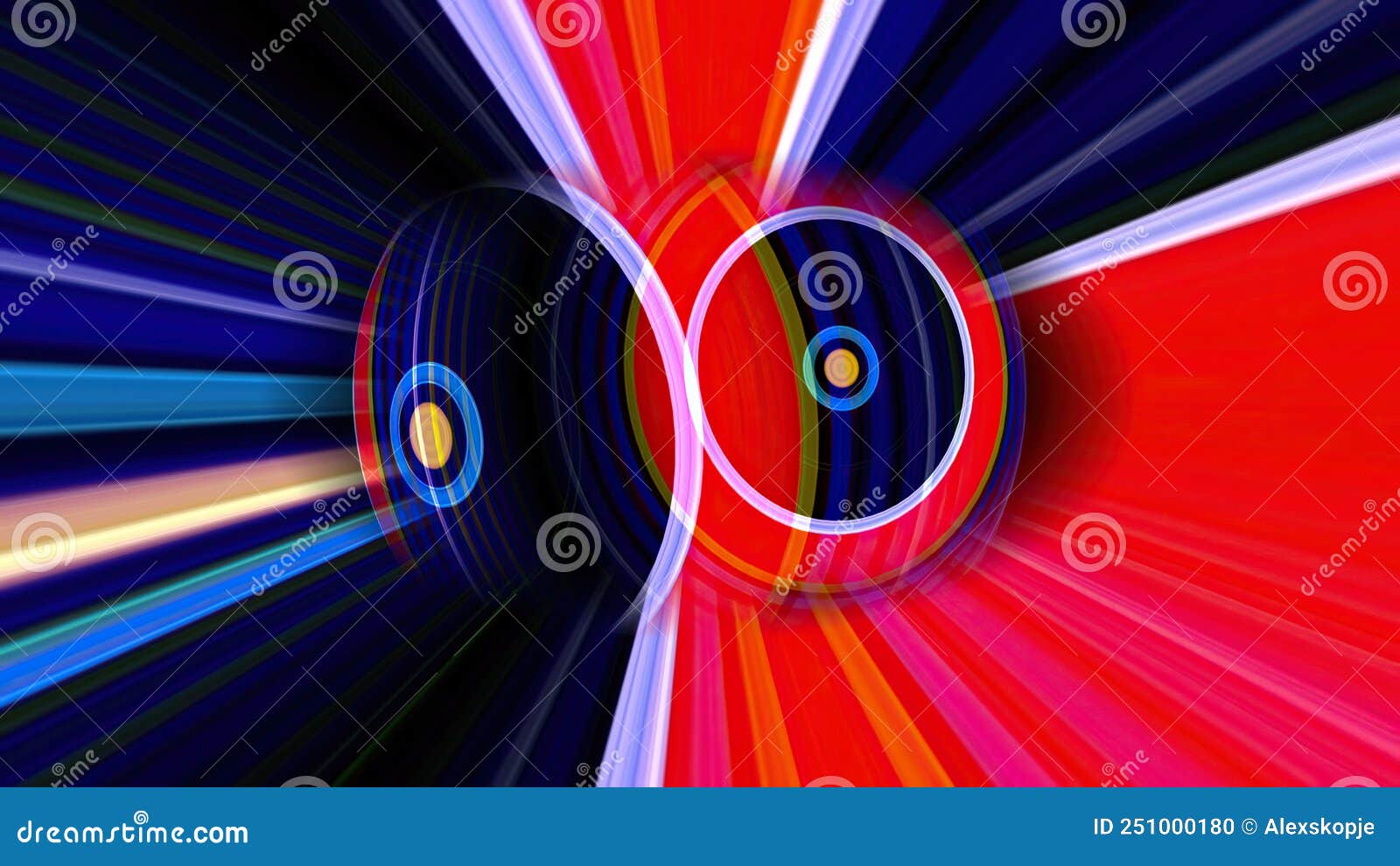 Colorful Sphere with Light Rays Stock Illustration - Illustration of ...