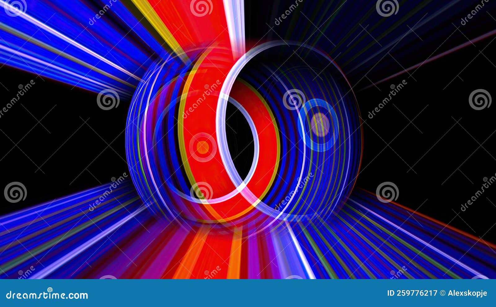 Colorful Sphere with Light Rays Stock Illustration - Illustration of ...